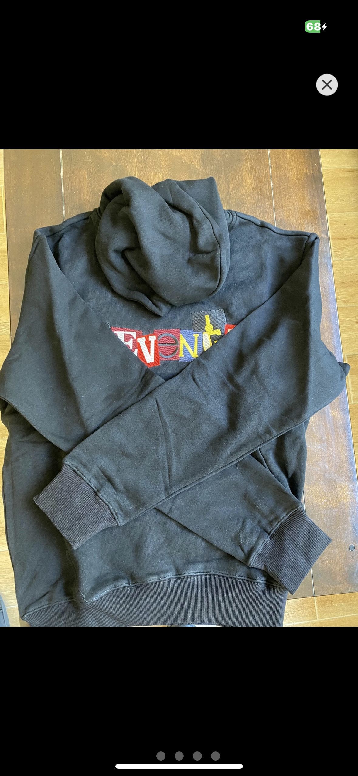 Revenge Revenge Black Ransom Note Hoodie | Grailed