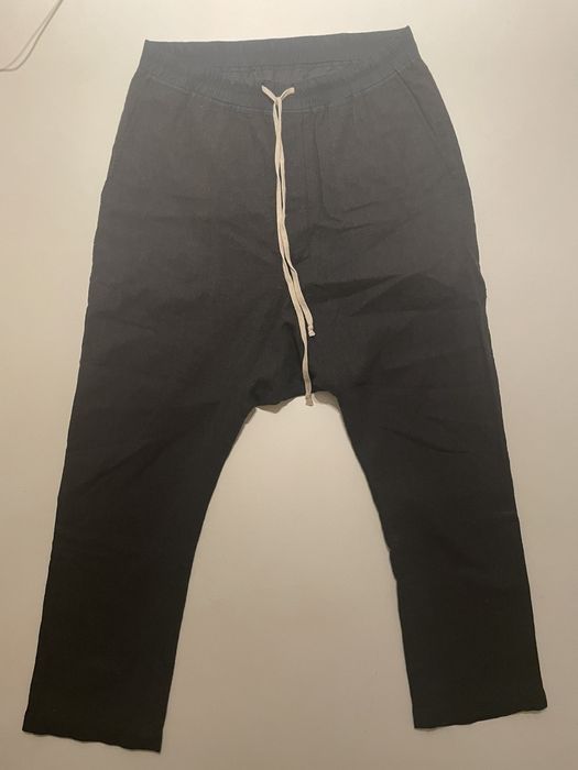 Rick Owens Rick Owens Plinth Fw13 Cropped Wool Pants Grailed