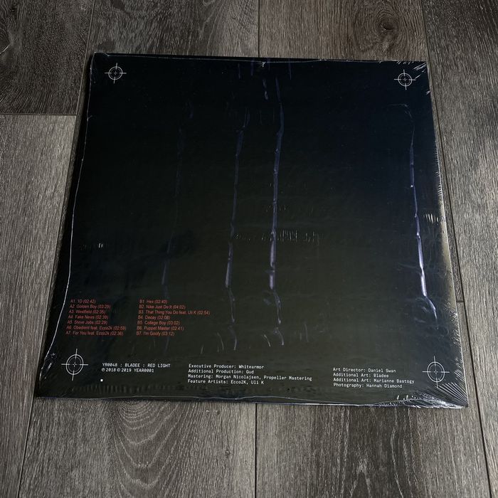 Sad Boys Bladee for Drain Gang Red Light 12” Vinyl Record 2nd Press ...