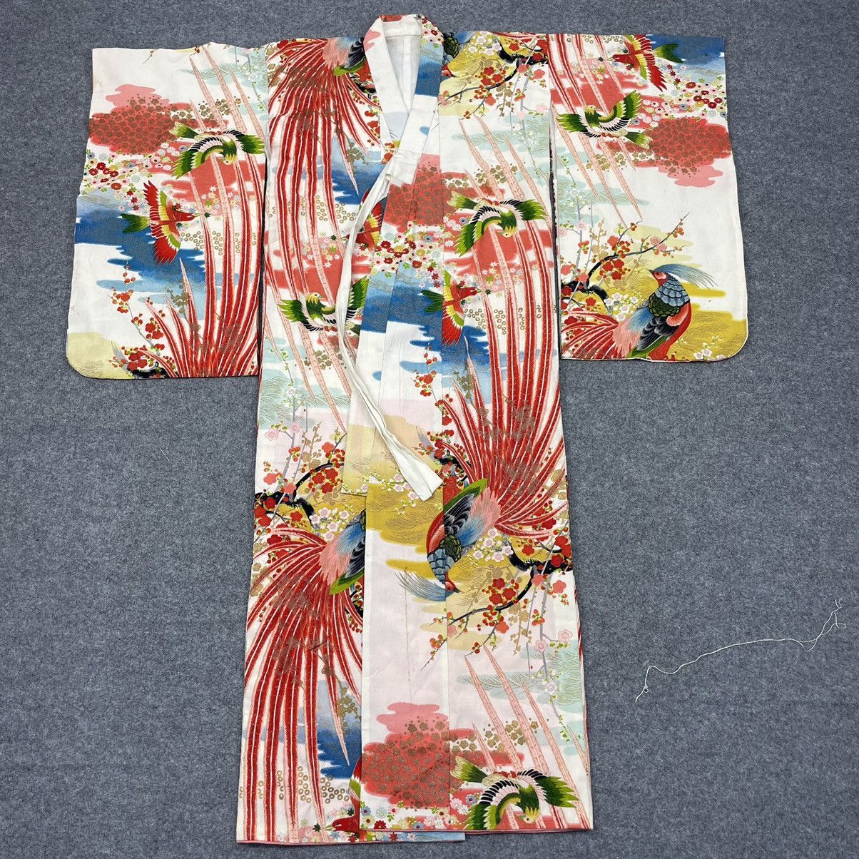 Vintage Vintage Japanese Traditional kimono Peacock Size S | Grailed