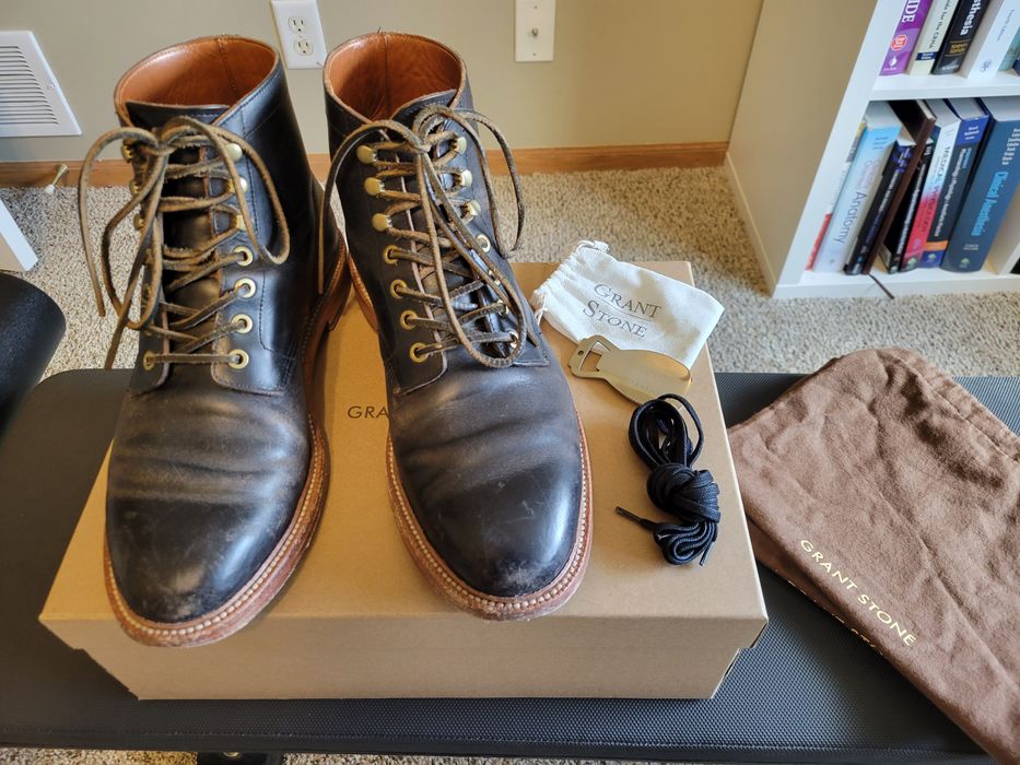 Grant Stone Grant Stone Black Chromexcel Diesel Boot | Grailed