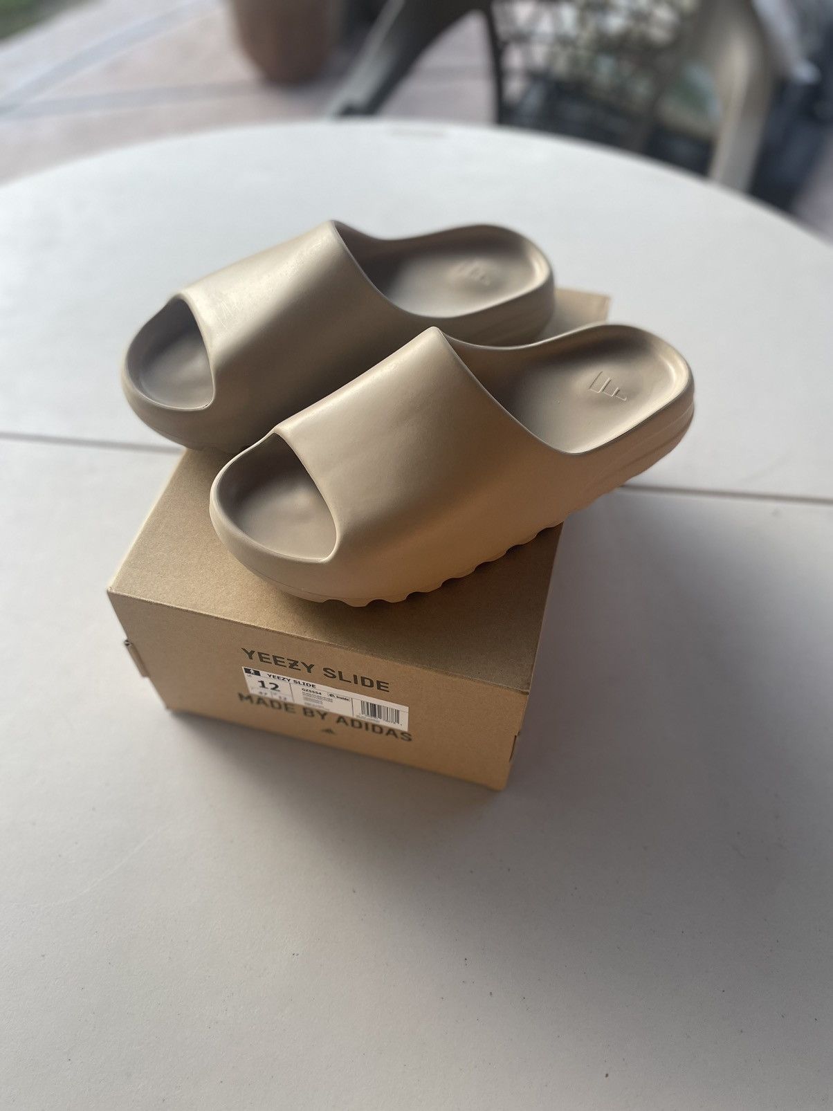 Adidas Adidas Kanye West Yeezy Slide PURE (FIRST RELEASE) | Grailed