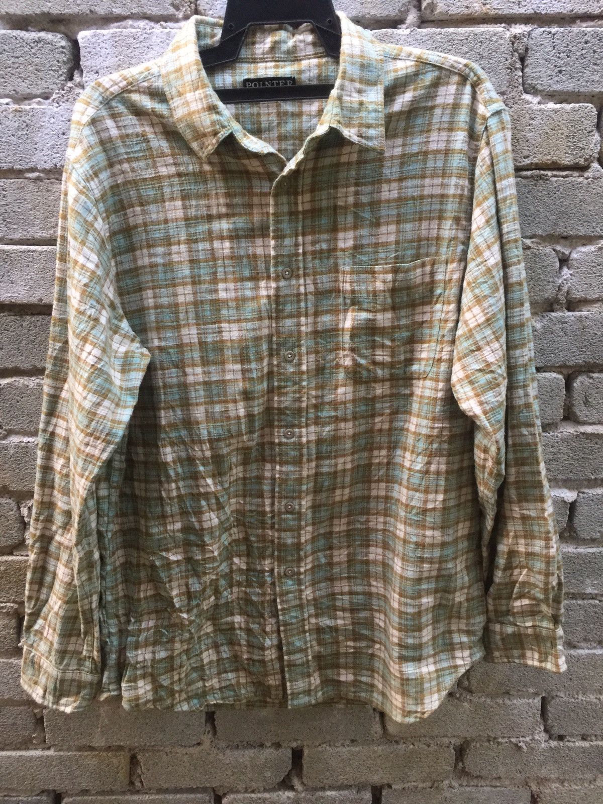 Japanese Brand × Pointer × Streetwear Pointer Flannel Shirt Checked ...