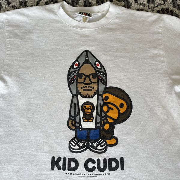 Bape OG Bape X Kid Cudi Shark Tee | Grailed