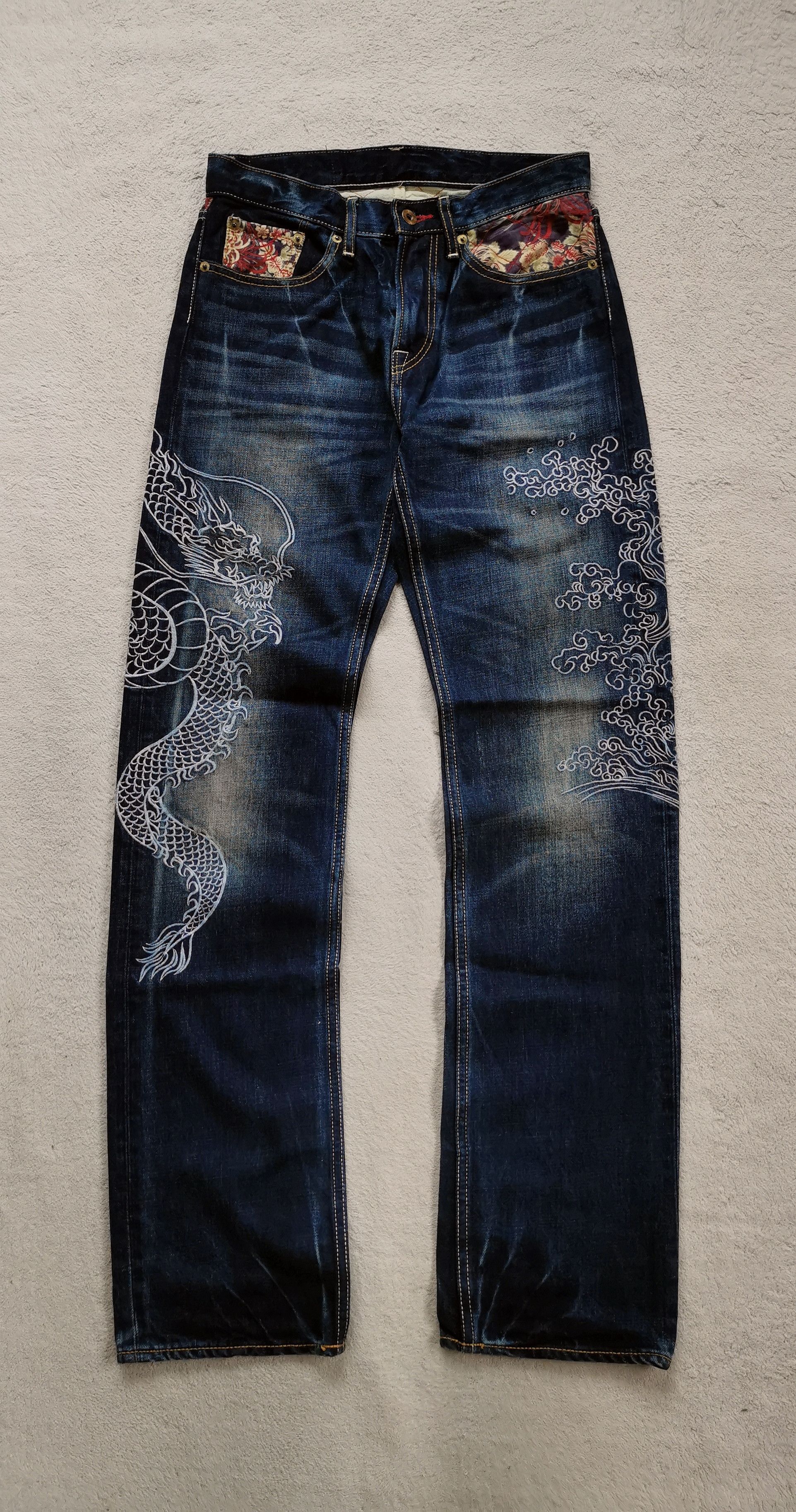 Eternal × Japanese Brand Eternal Dragon Embroidery Japan Jeans | Grailed