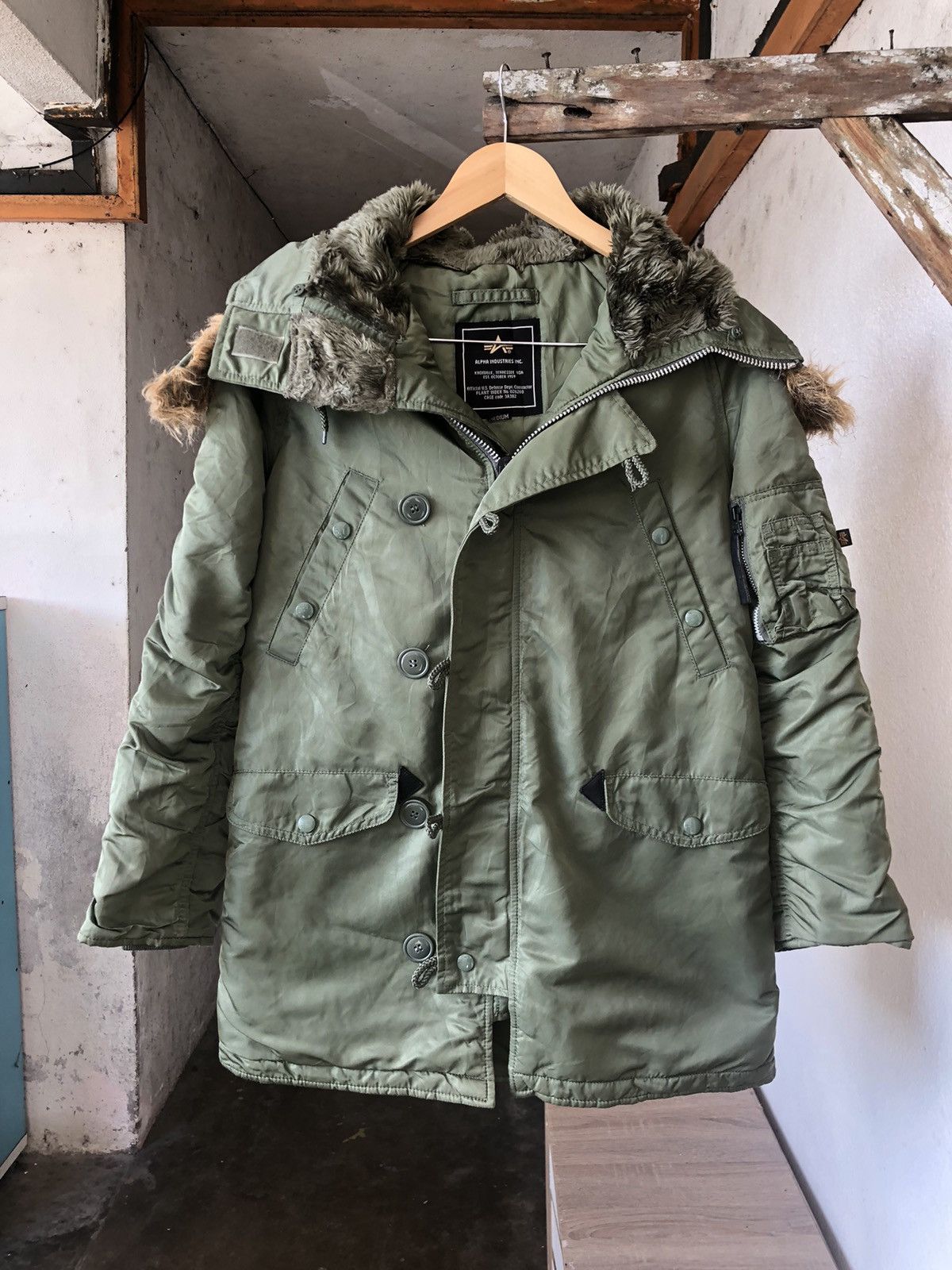 Vintage Vintage Alpha Industries Parka Extreme Cold Weather Type N3B | Grailed