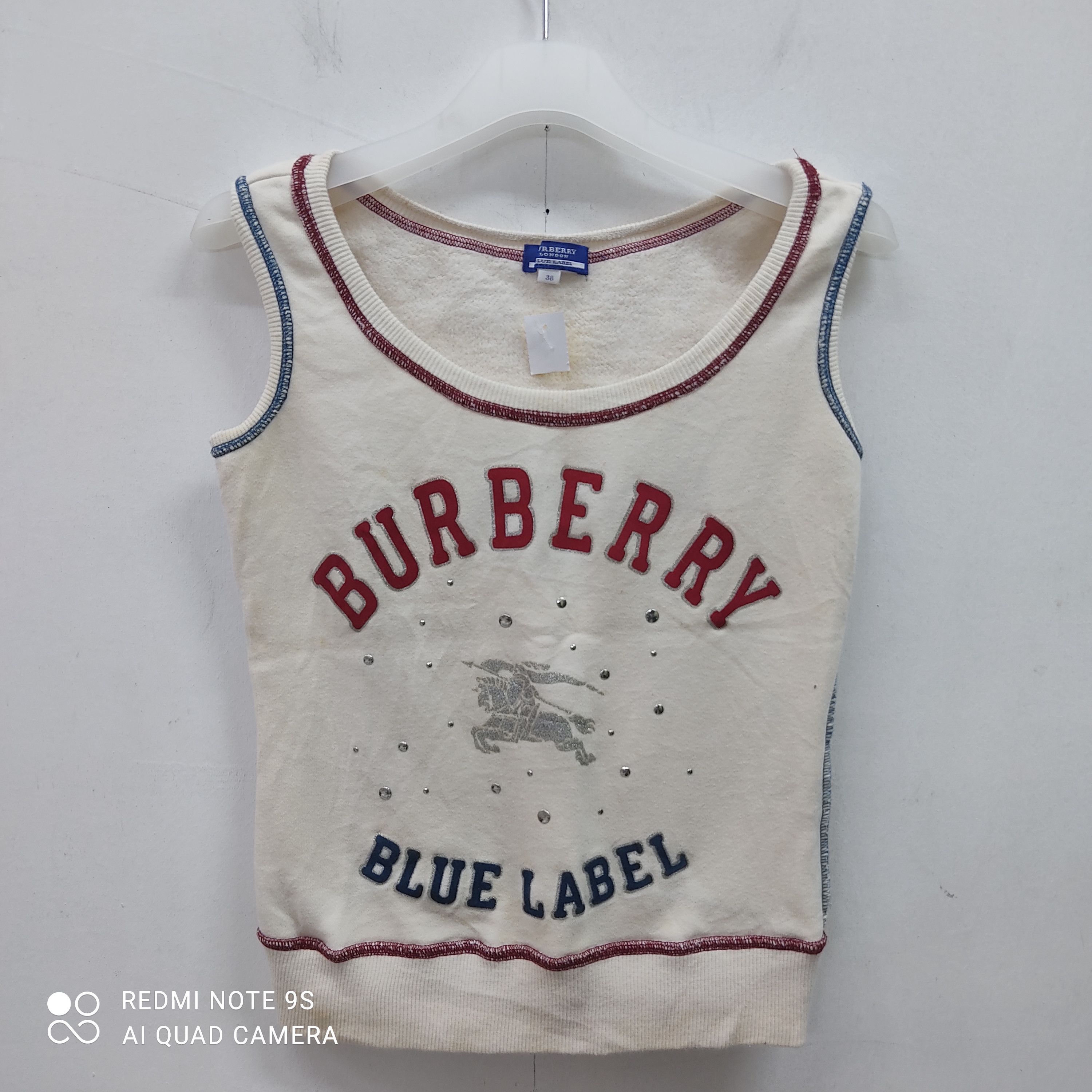 Vintage Combo ! Burberry London Blue Label Sleeveless | Grailed