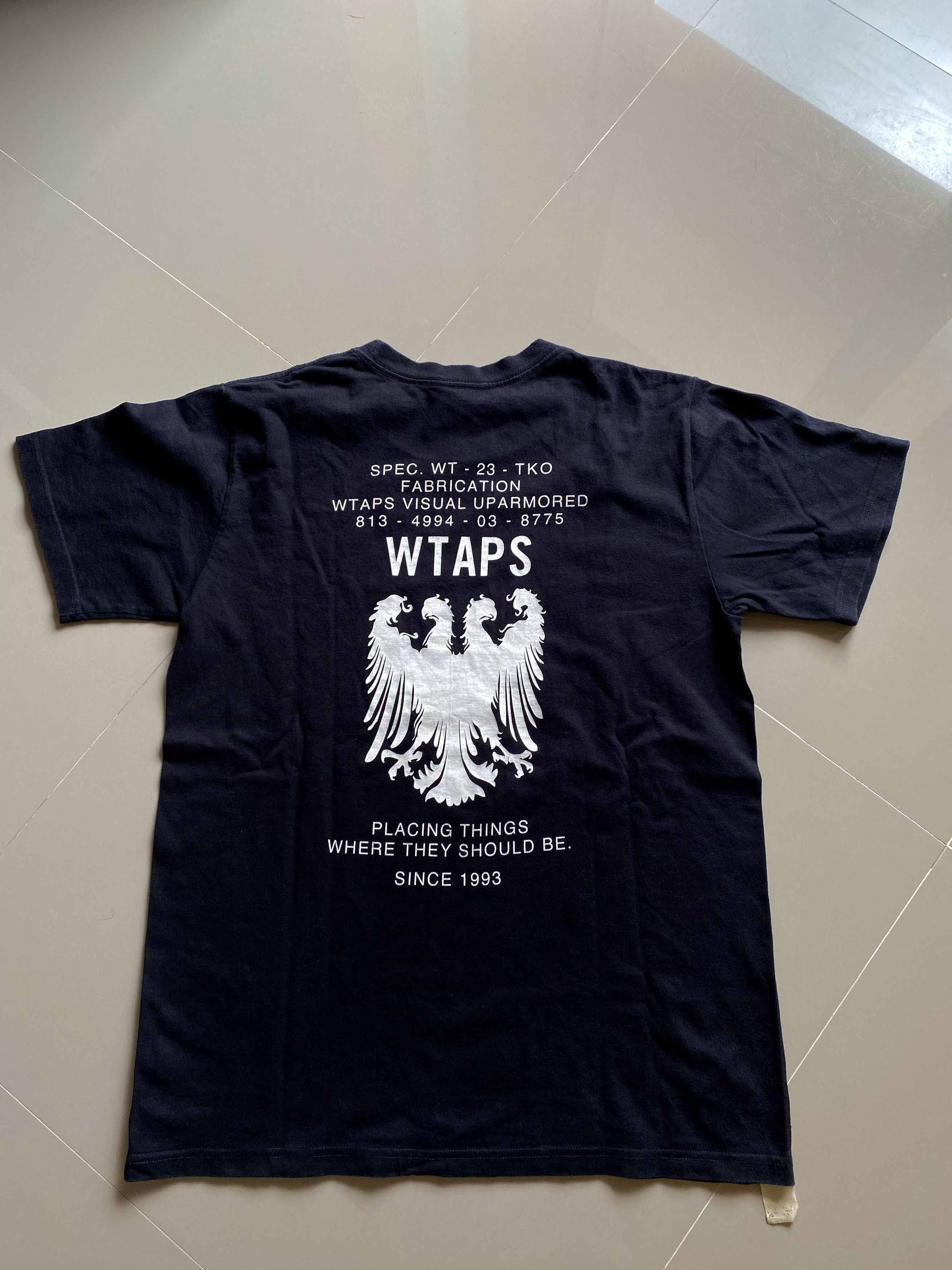 Wtaps Wtaps Iconic Back Logo Tshirt tees made in Japan | Grailed
