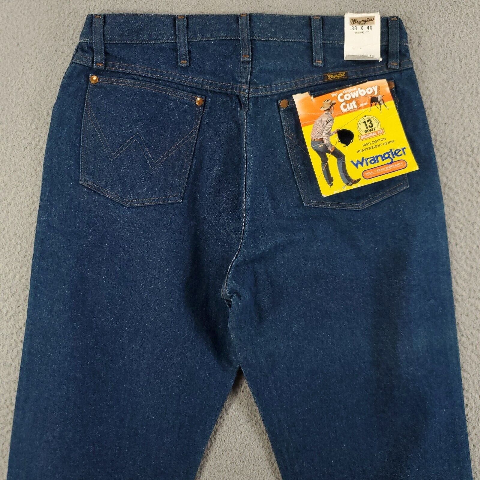 Wrangler Wrangler Jeans Mens 33x40 Blue 13MWZ Cowboy Cut Rancher ...