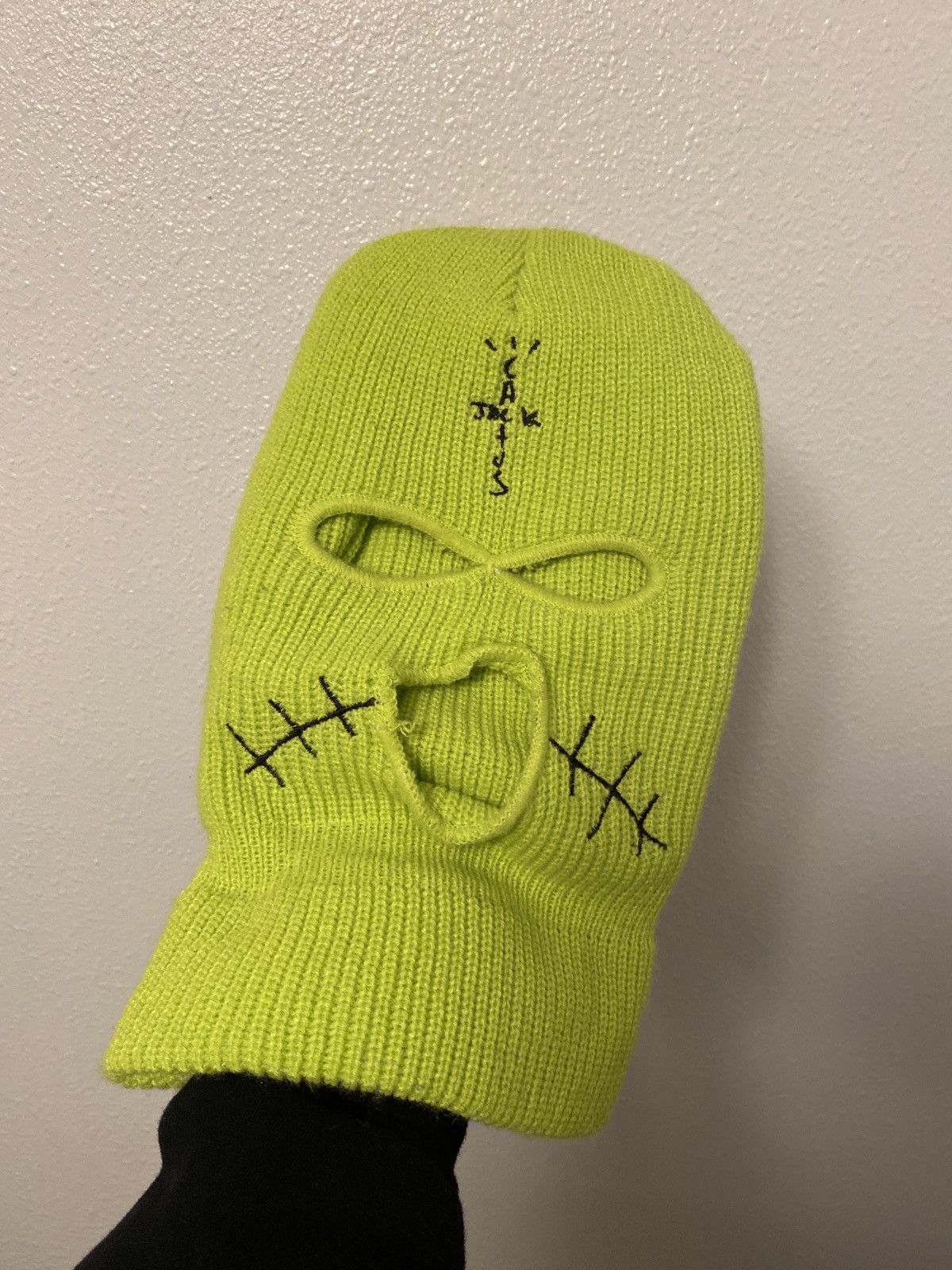 Travis Scott Travis Scott Jackboys Cover Neon Ski Mask | Grailed