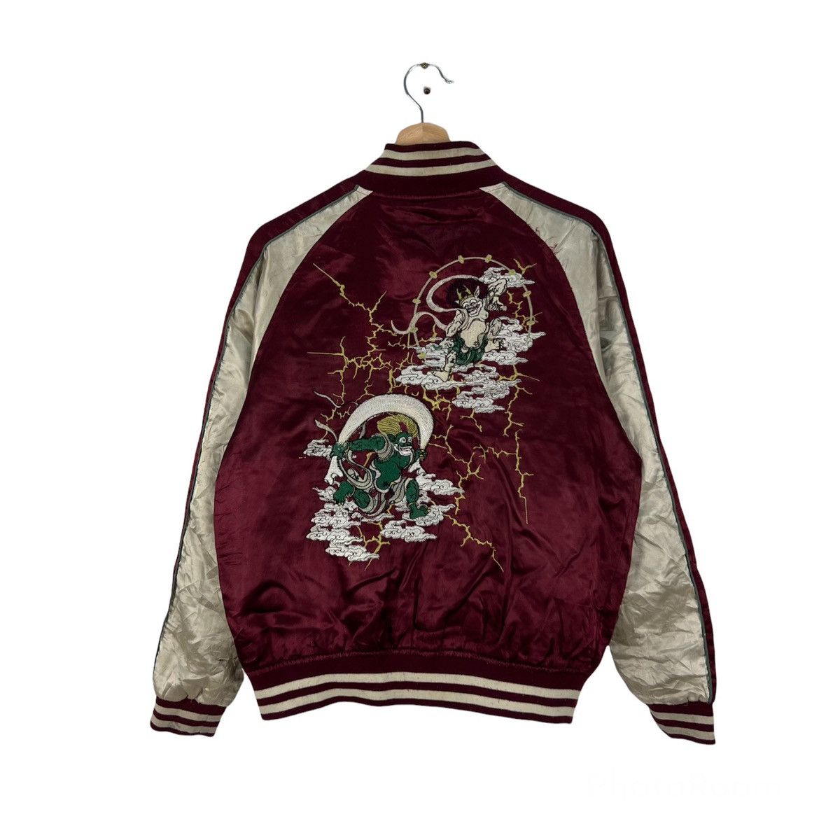 Japanese Brand × Sukajan Souvenir Jacket VINTAGE SUKAJAN EMBROIDERY BIG ...
