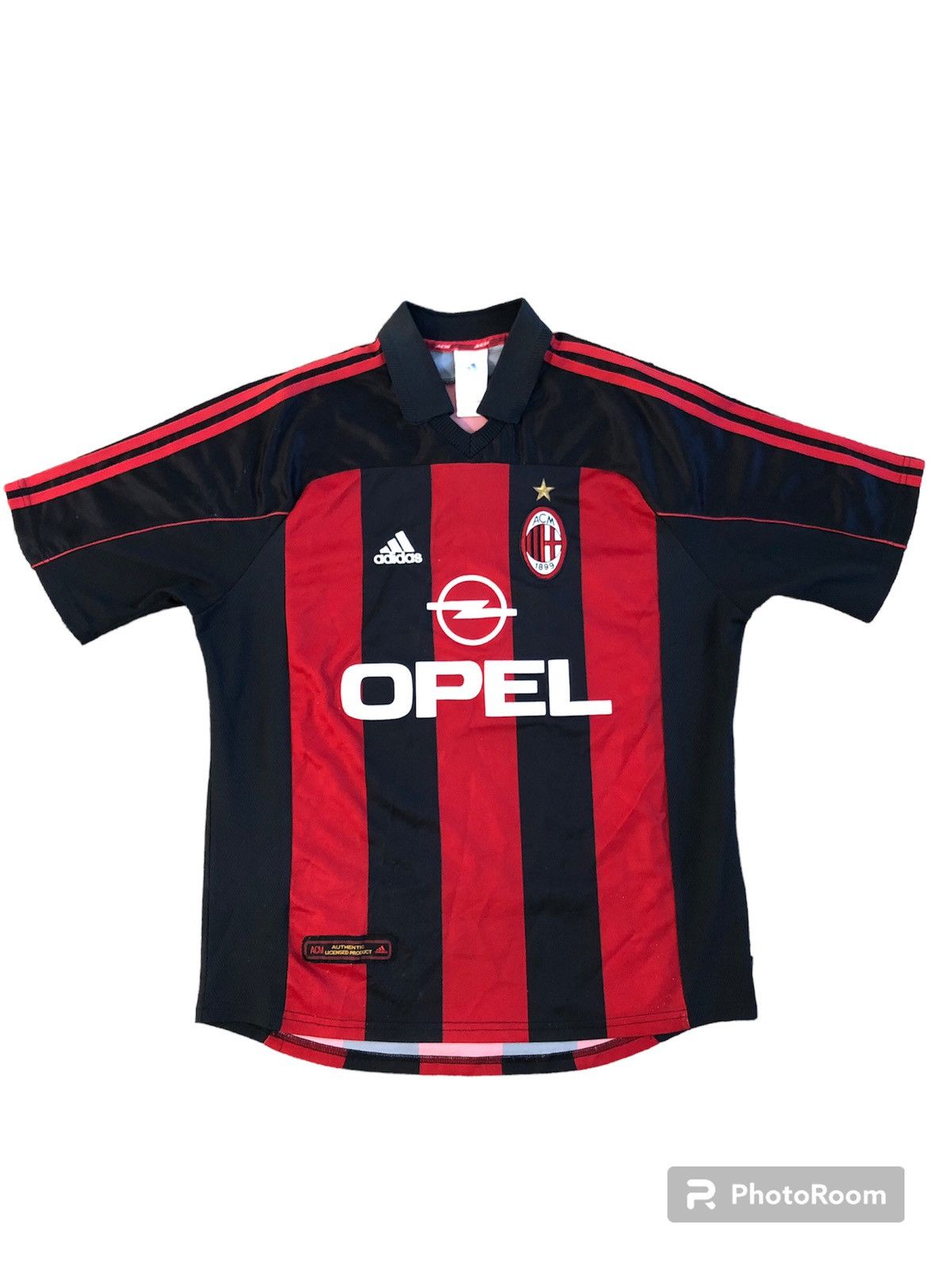Adidas 2000s/2001s Adidas AC MILAN Home Jersey Kit | Grailed