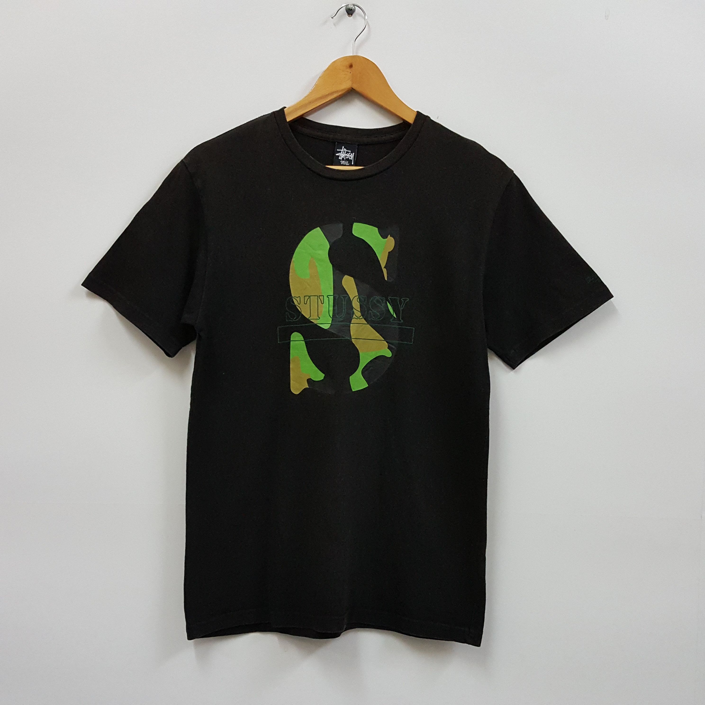 Military × Stussy × Vintage Vintage STUSSY nice design t-shirt | Grailed