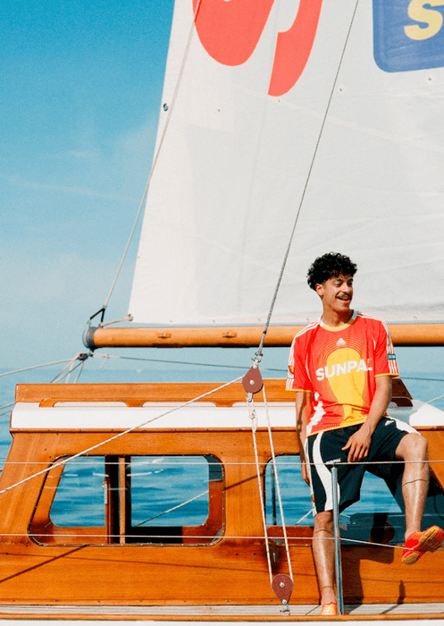 Adidas A - Palace - SAMPLE - "Sunpal" - F/W 20 - Adipure Adapt | Grailed