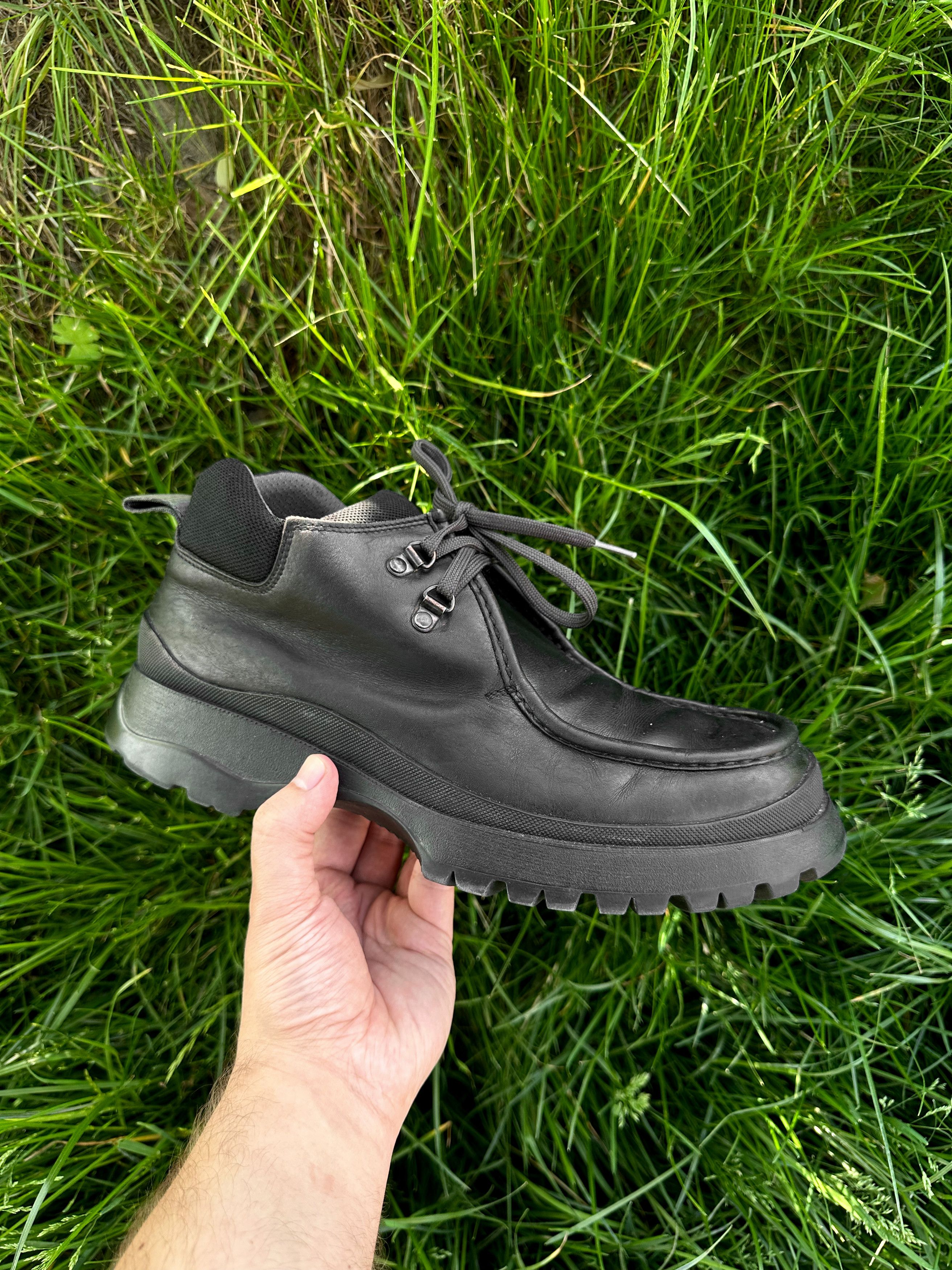 Prada Prada Boots Tractor Vintage Vibram Grailed
