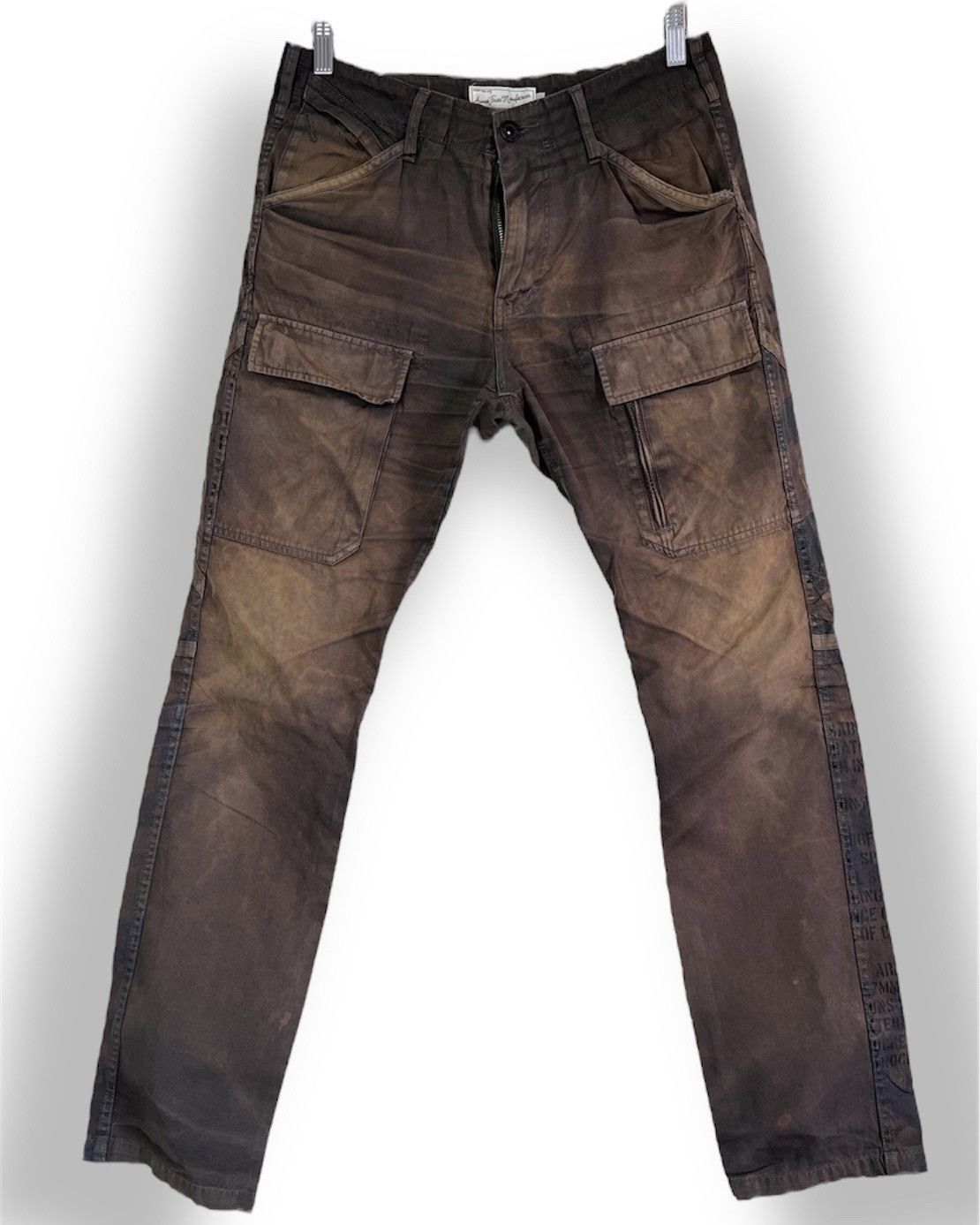 Vintage Tactical Cargo Avirex Pants Multipockets Brown Camouflage | Grailed