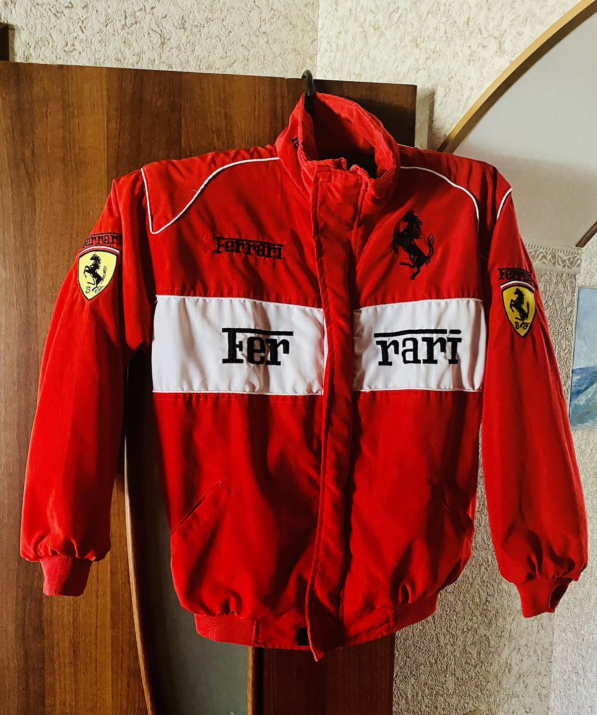 Vintage Vintage Ferrari Racing Jacket Y2K Red Baron style | Grailed