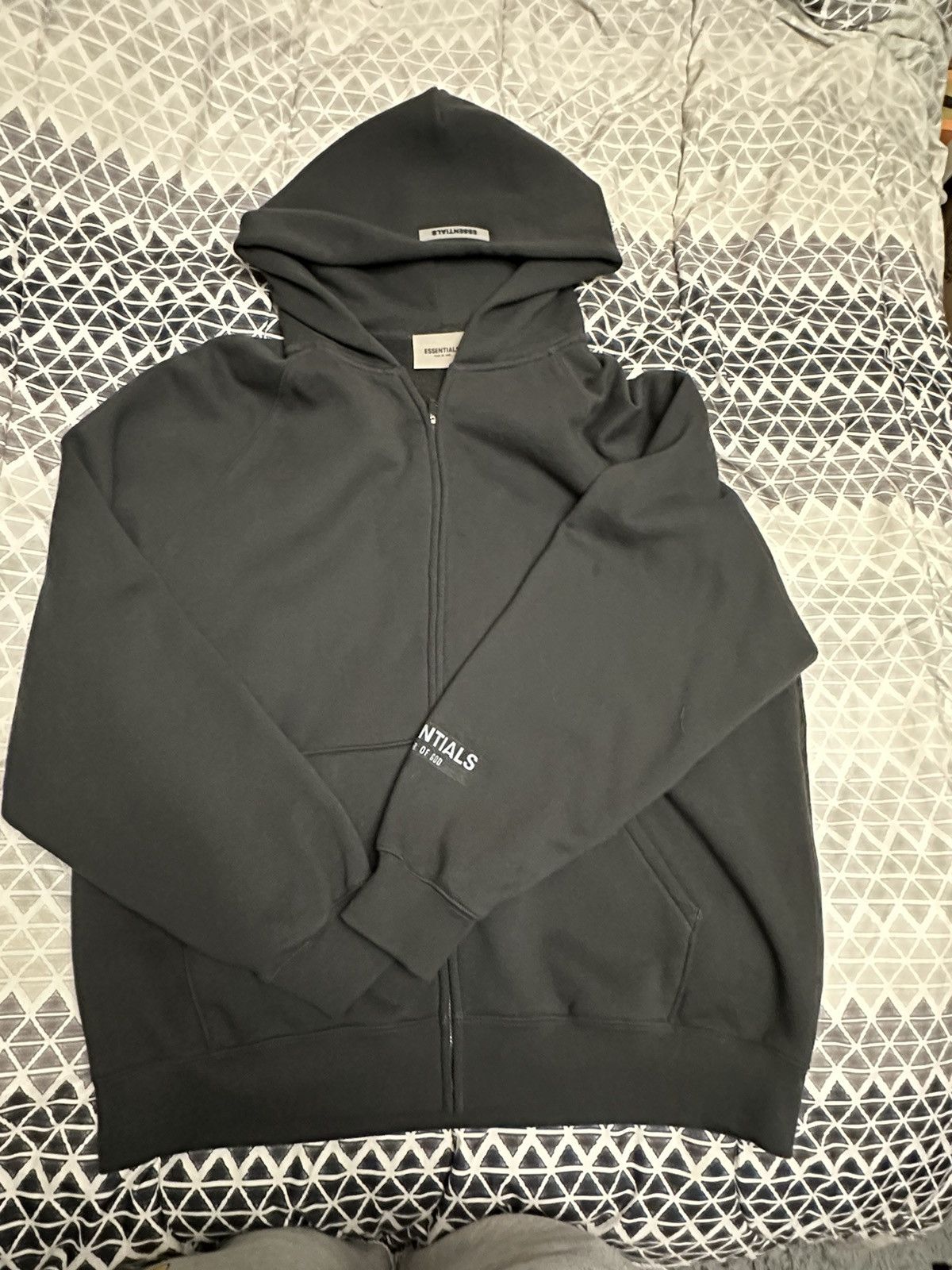 Essentials × FOG × Fear of God Zip Up Fear of God Essentials Silicone ...