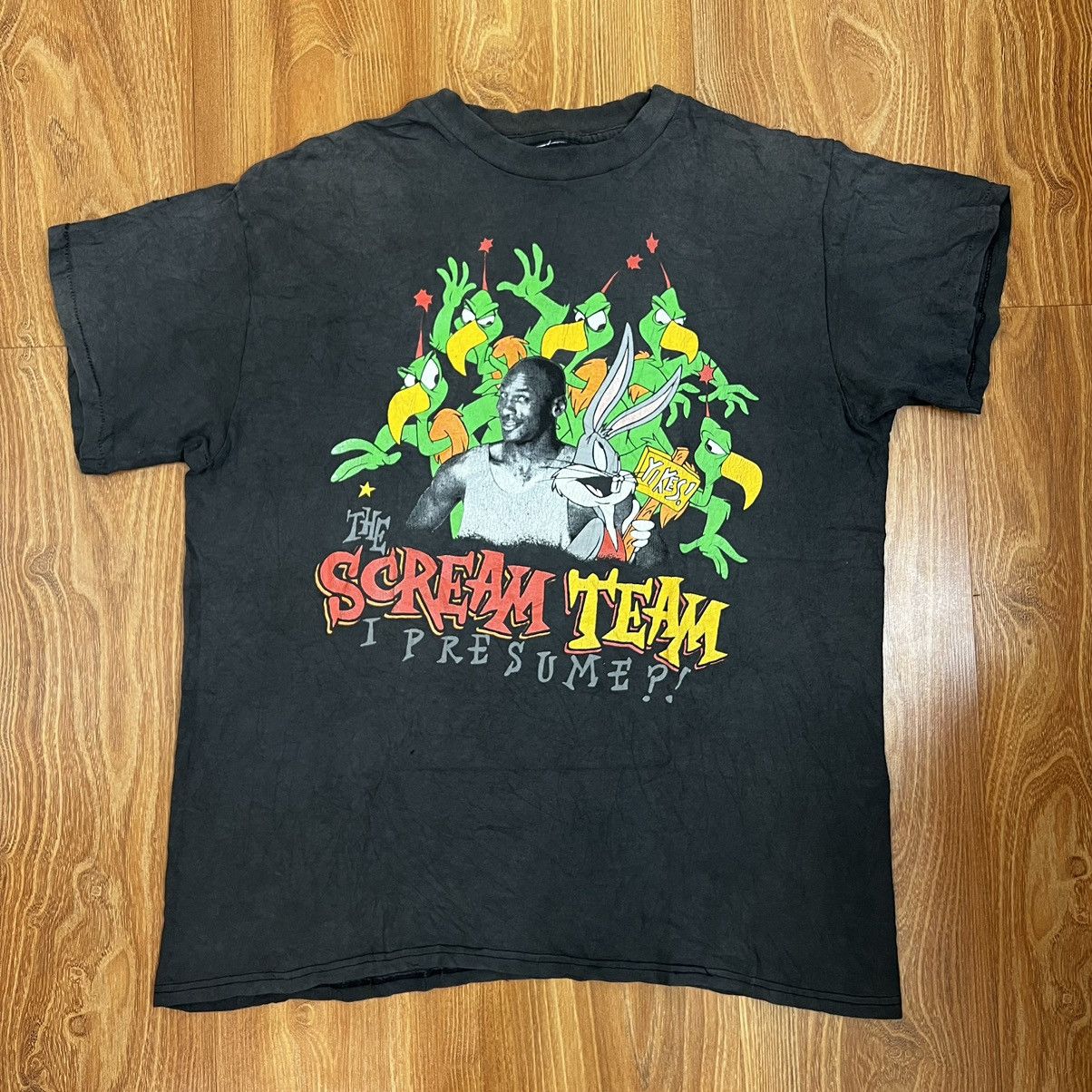 Nike Vintage 1993 Nike "The Scream Team" Michael Jordan T shirt | Grailed