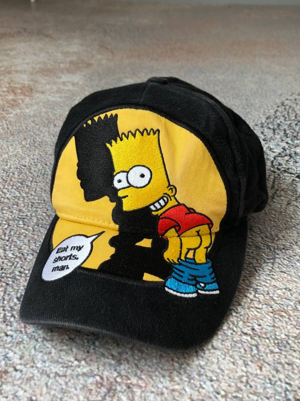 Vintage Vintage 2000 The Simpsons " BART " Beige Cap | Grailed