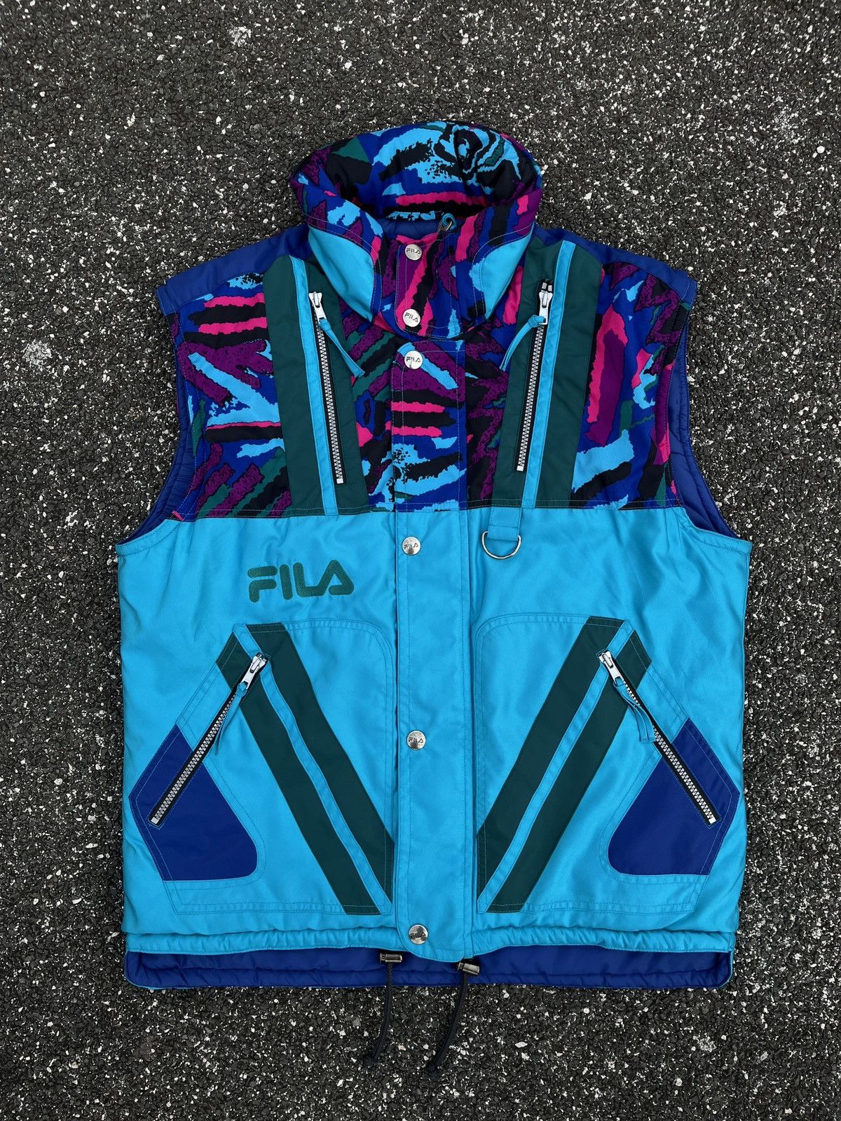 Art × Fila × Streetwear 🔥 RARE VTG 90s FILA ITALIA SKI TEAM OFFICIAL ...