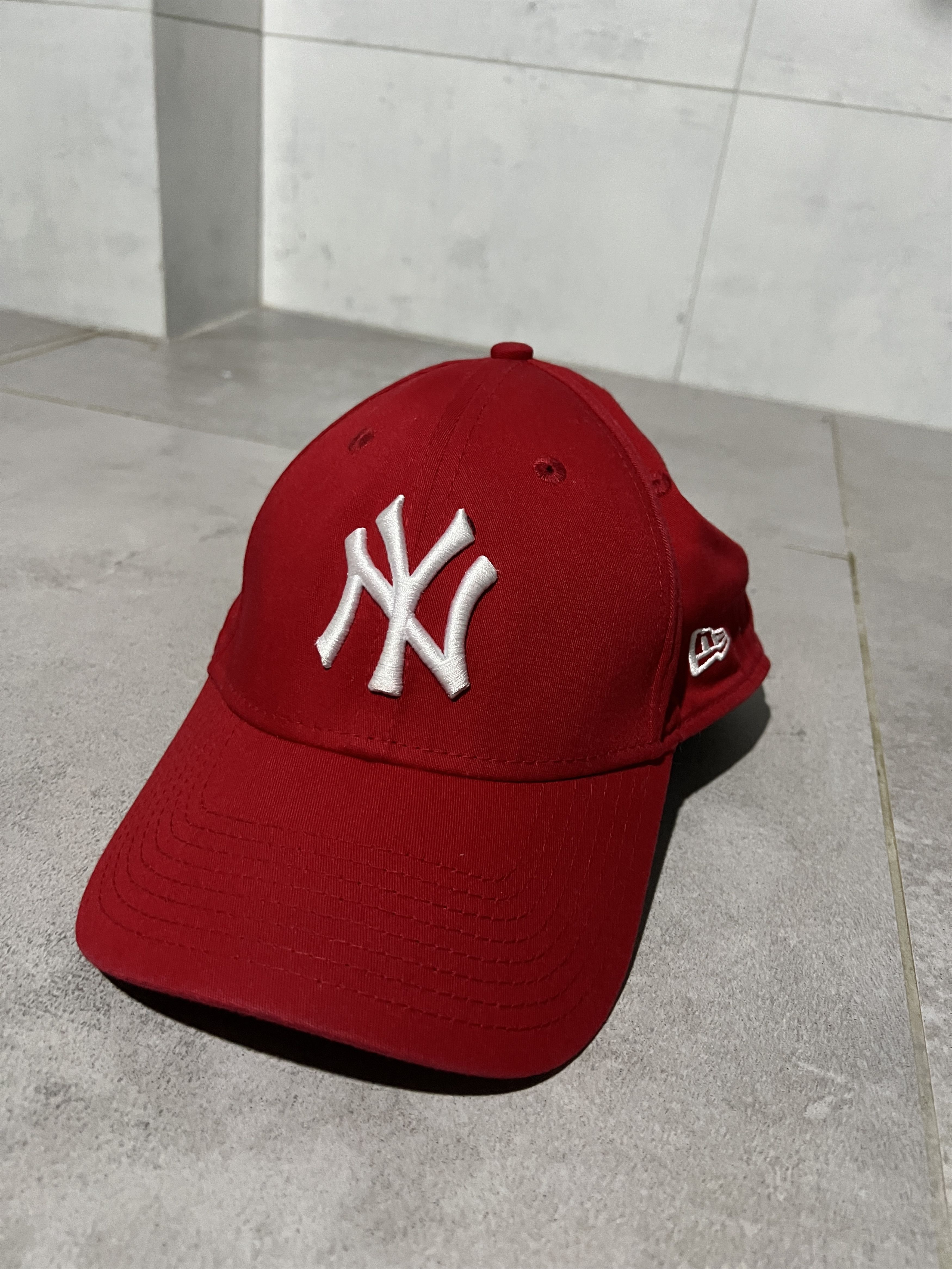 New Era New York Yankees y2k Red Six-Panel Cap | Grailed