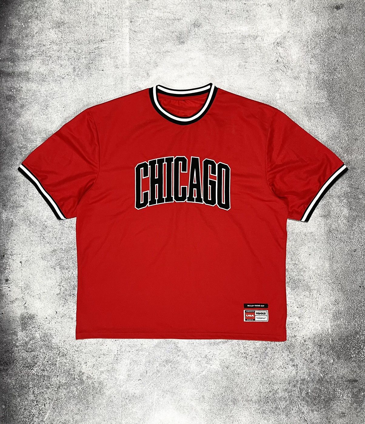 NBA × Vintage Red Vintage Chicago Jersey Like Bulls | Grailed
