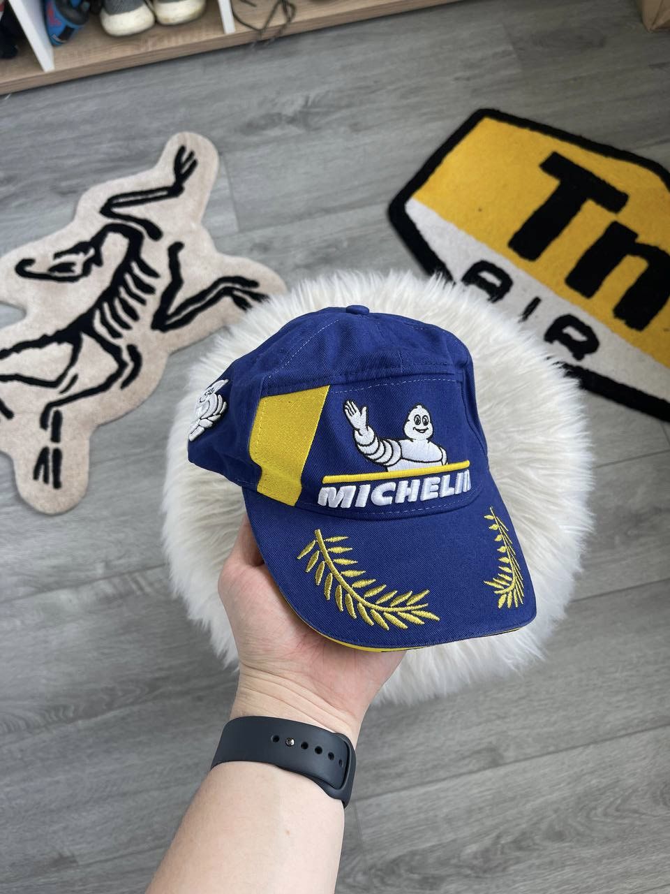 Racing Mens Vintage Michelin cap racing | Grailed