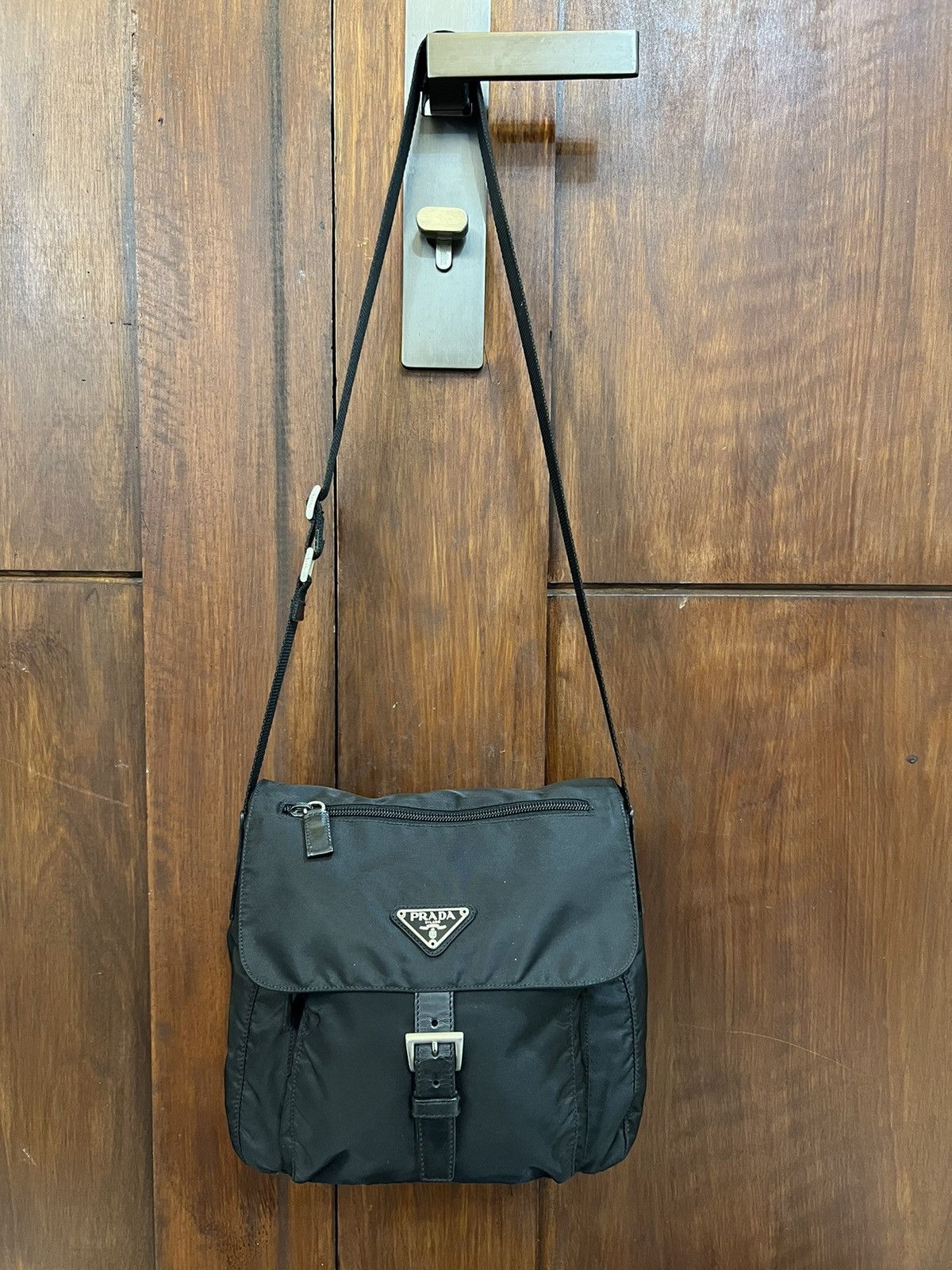 Prada Prada Sling Bag Black Nylon | Grailed
