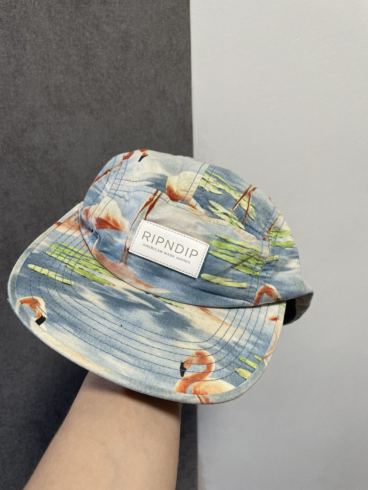 Rip N Dip Rare rip n dip 5 panel cap flamingo logo | Grailed