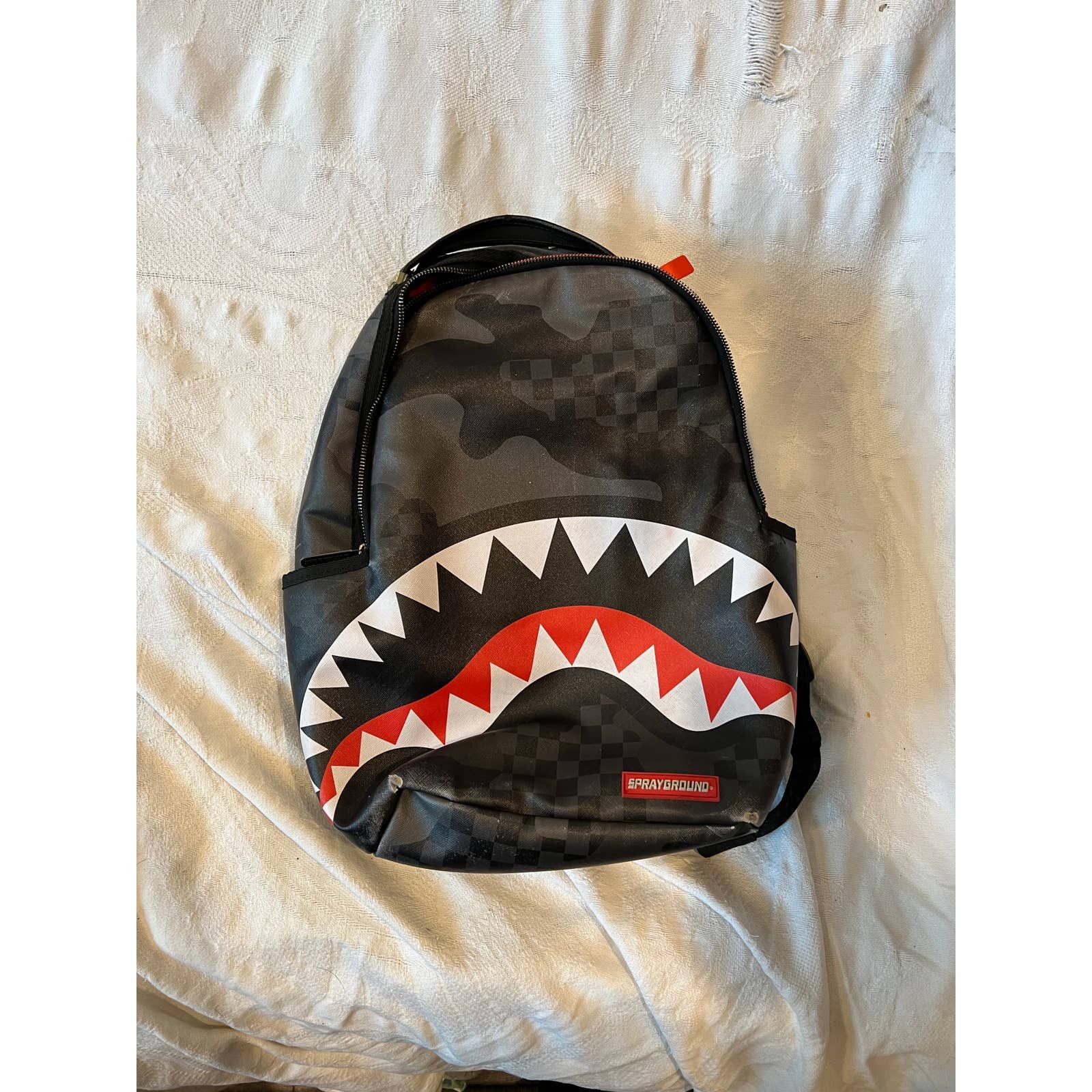 Sprayground Sprayground Checkered Jaws Backpack | Grailed