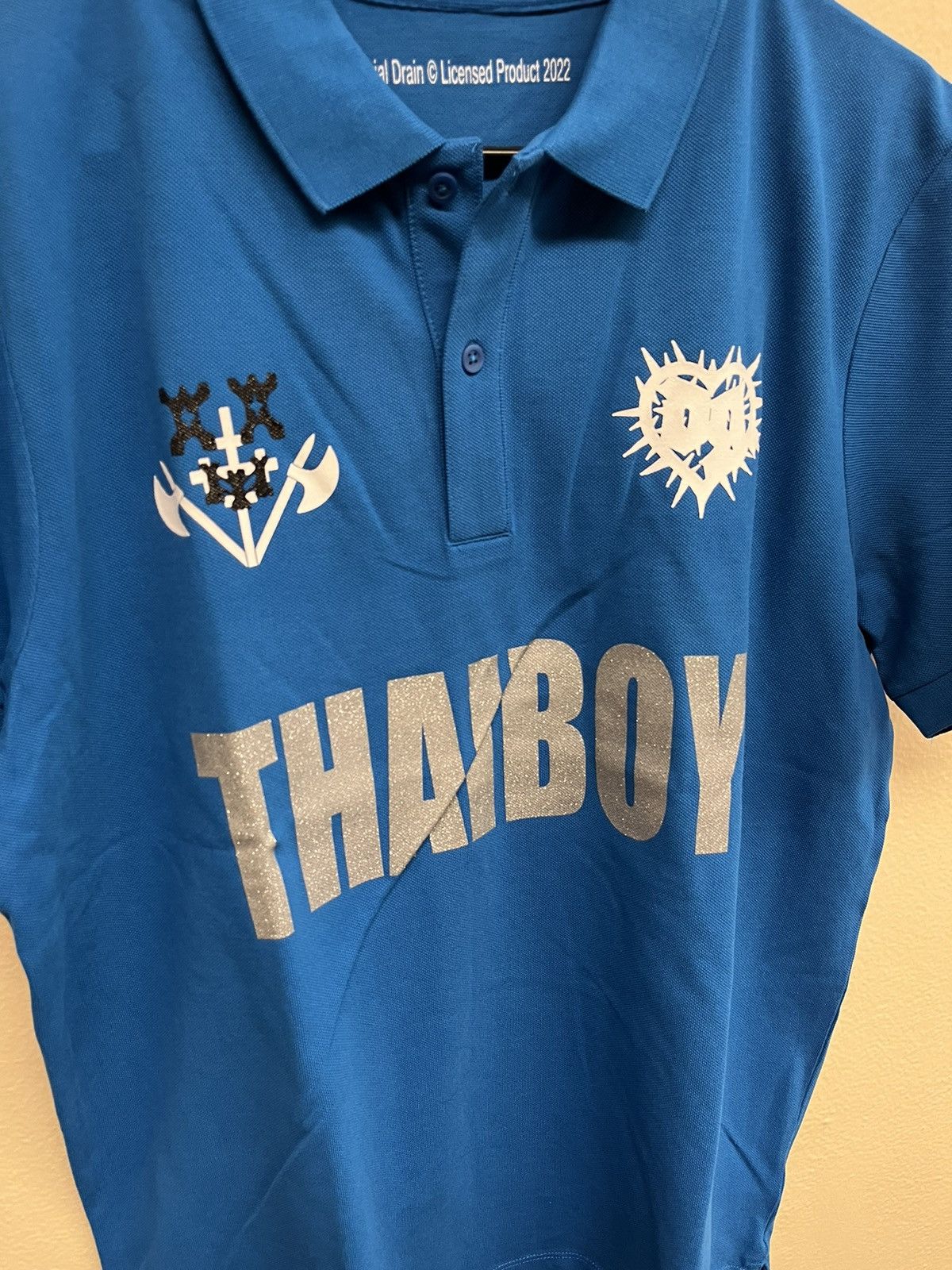 Sad Boys Thaiboy Digital Back 2 Life Polo Blue | L | Grailed