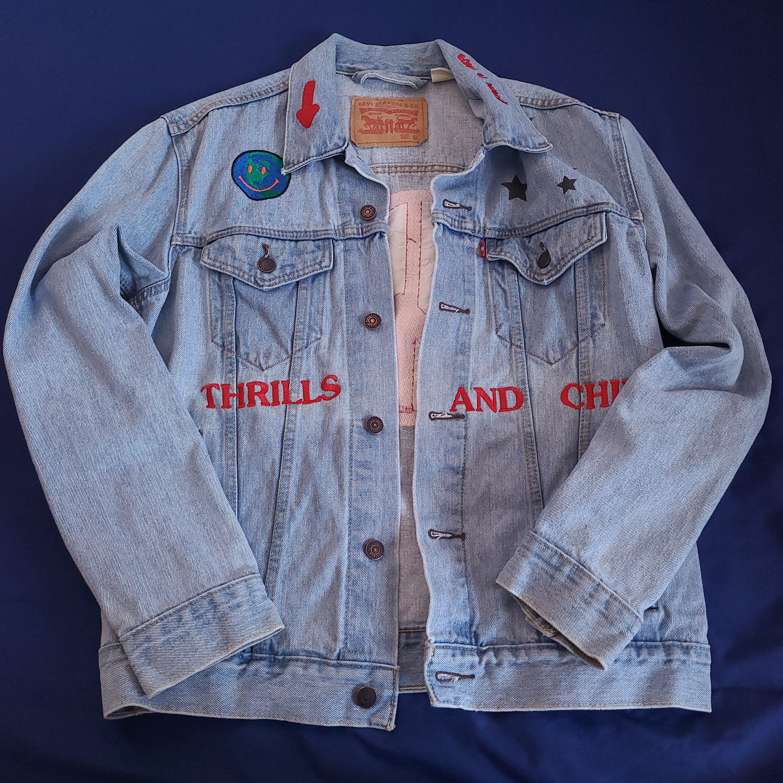 Travis Scott Astroworld Levi's Denim Jacket | Grailed