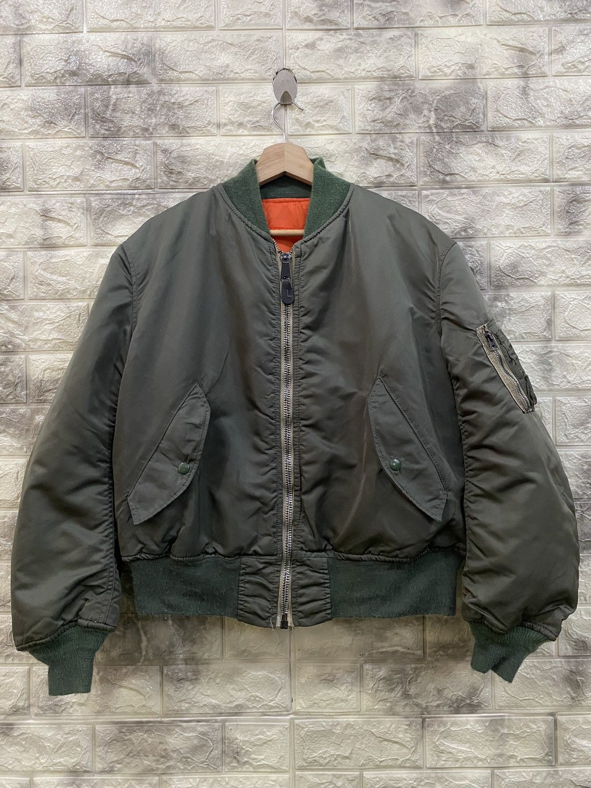 Alpha Industries × Bomber Jacket × Vintage Vintage Alpha Industries ...