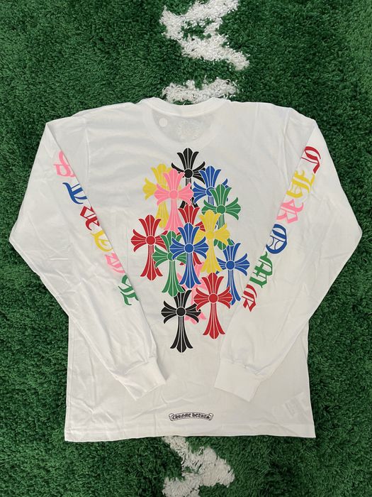 Chrome Hearts Chrome Hearts Multi Color Cross Long Sleeve | Grailed