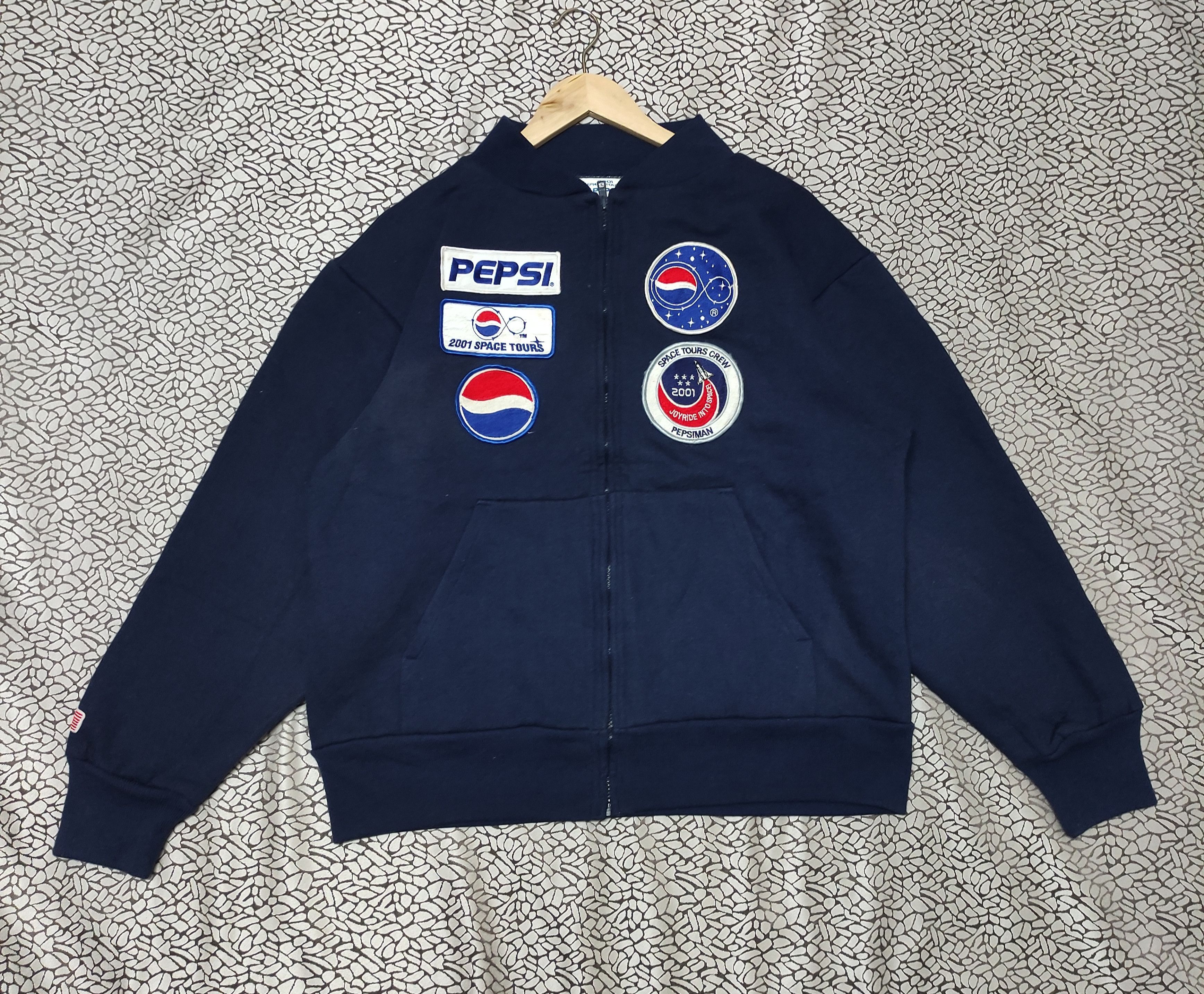 Pepsi × Tour Tee Pepsi 2001 Space Tours Crew Zipper | Grailed