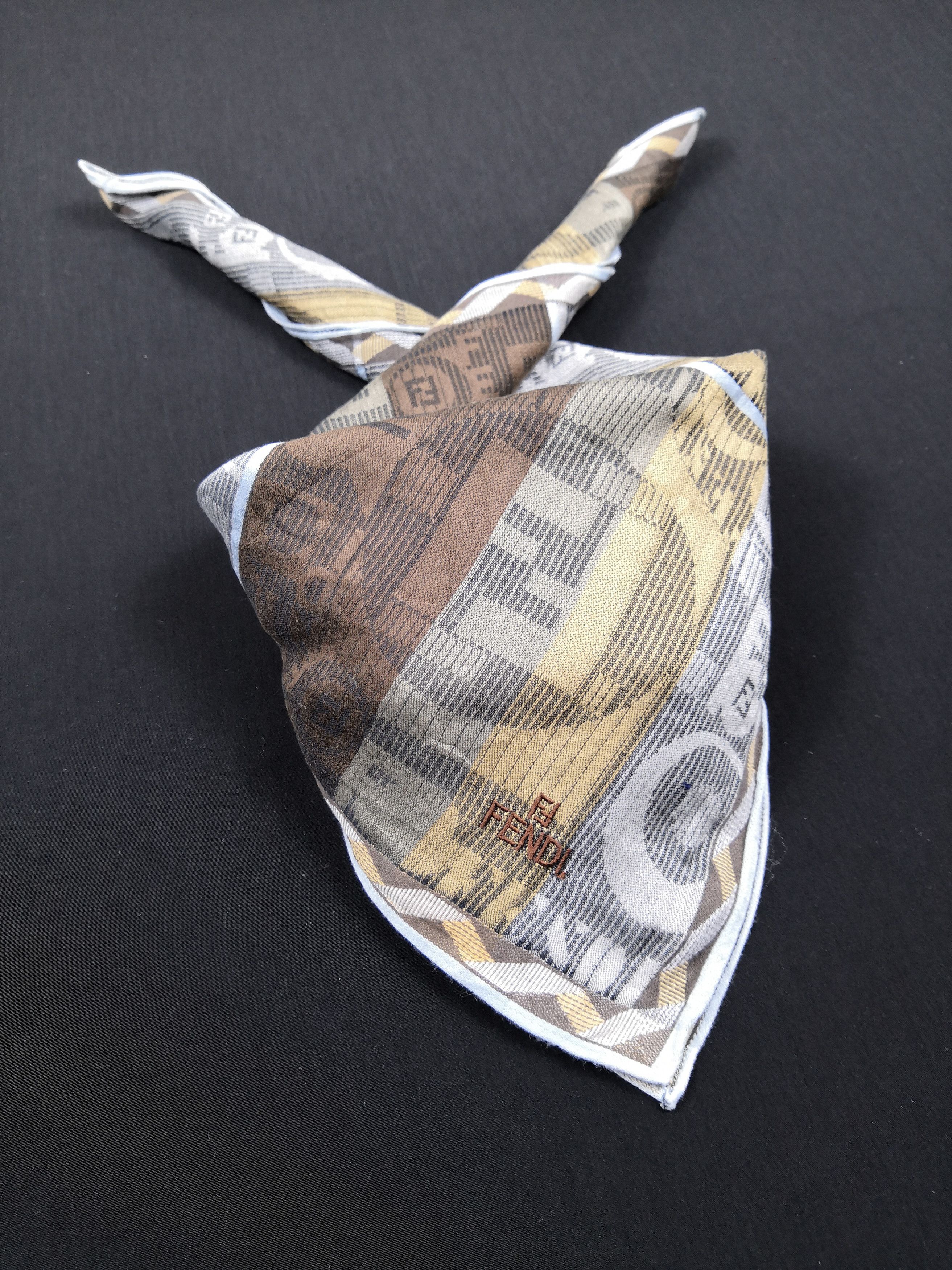 Archival Clothing × Italian Designers × Vintage Fendi Handkerchief ...