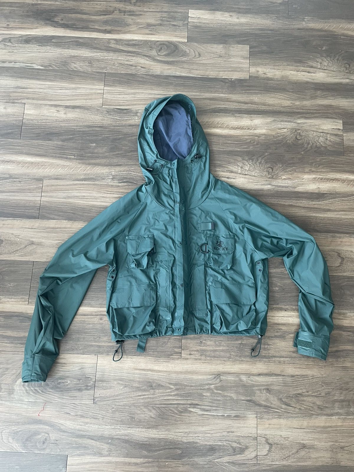 Vintage RAFesq Waterproof, extremely functional Cropped Rain Jacket ...
