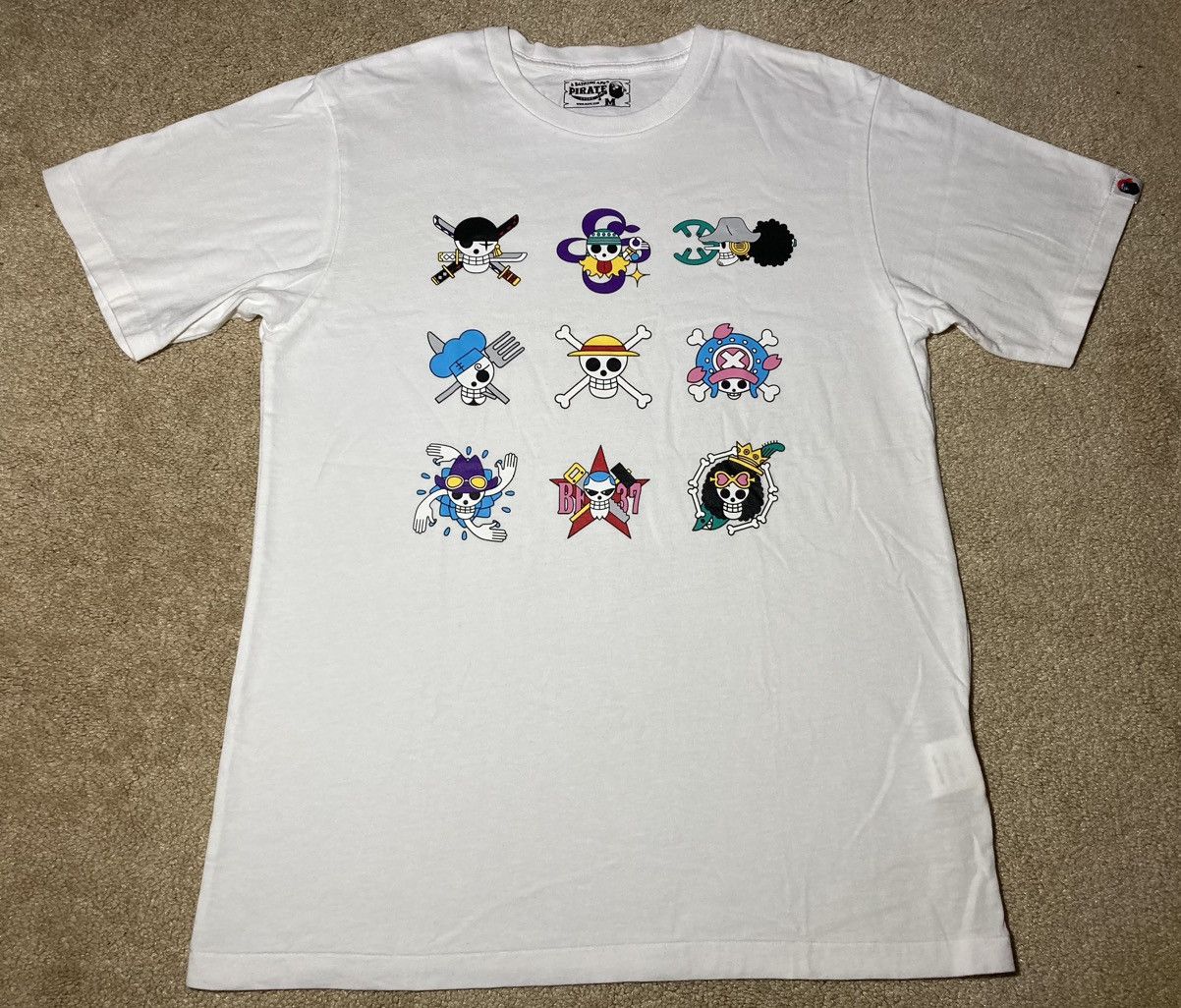 Bape 2014 Bape Flags One Piece Tee Medium Wano Anime Manga Milo | Grailed