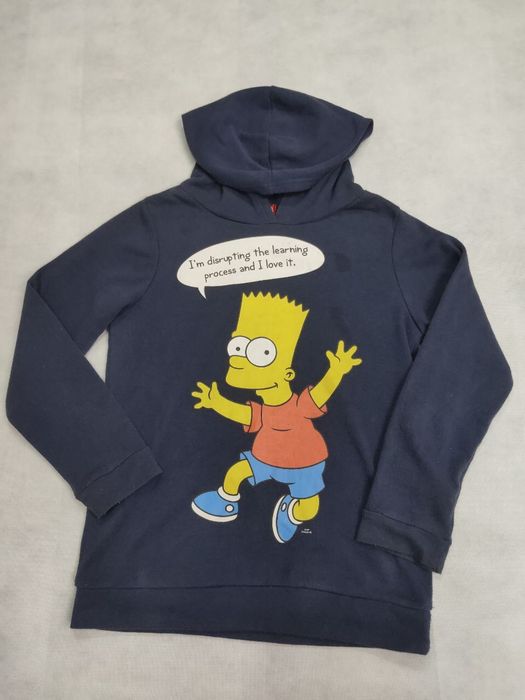 The Simpsons THE SIMPSONS BART HOODIE BIG PRINT | Grailed