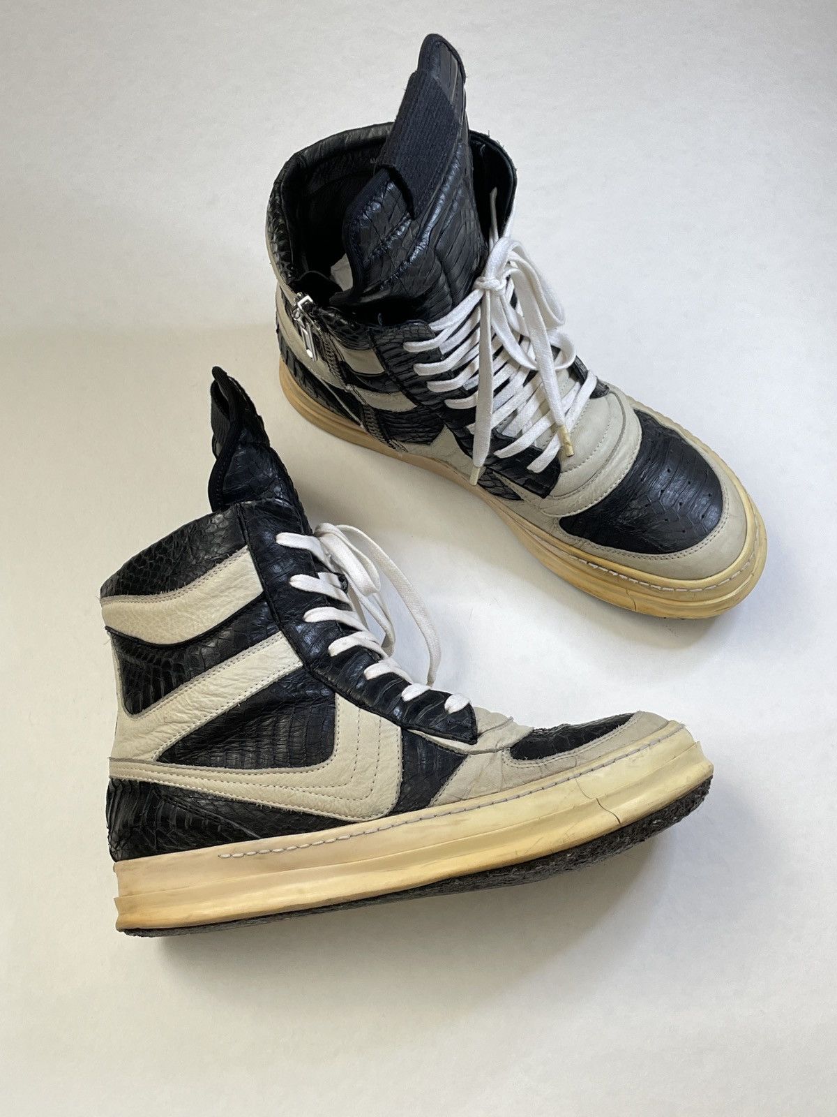 Rick Owens 1/40 Rick Owens Python Geobasket Dunk Antonioli Exclusive ...