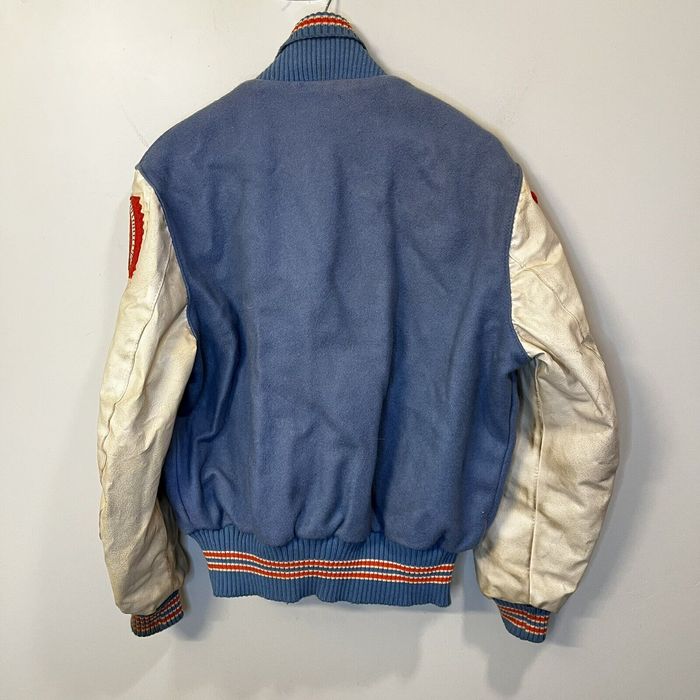 Vintage Vintage 70s Delong Wool Varsity Letterman Jacket Tomahawks P