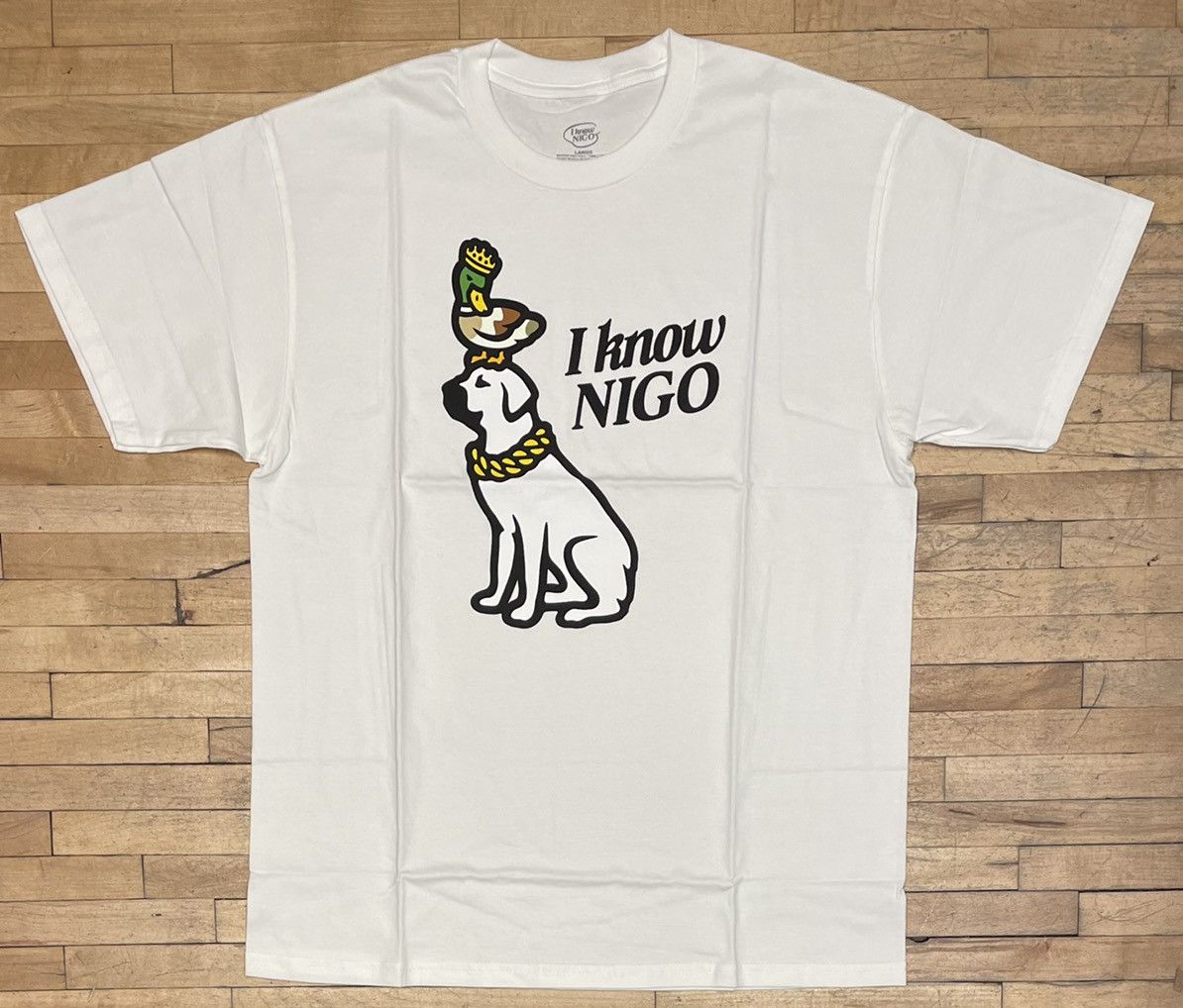 Human Made Nigo x Human Made "I Know Nigo" White T Shirt Size L | Grailed