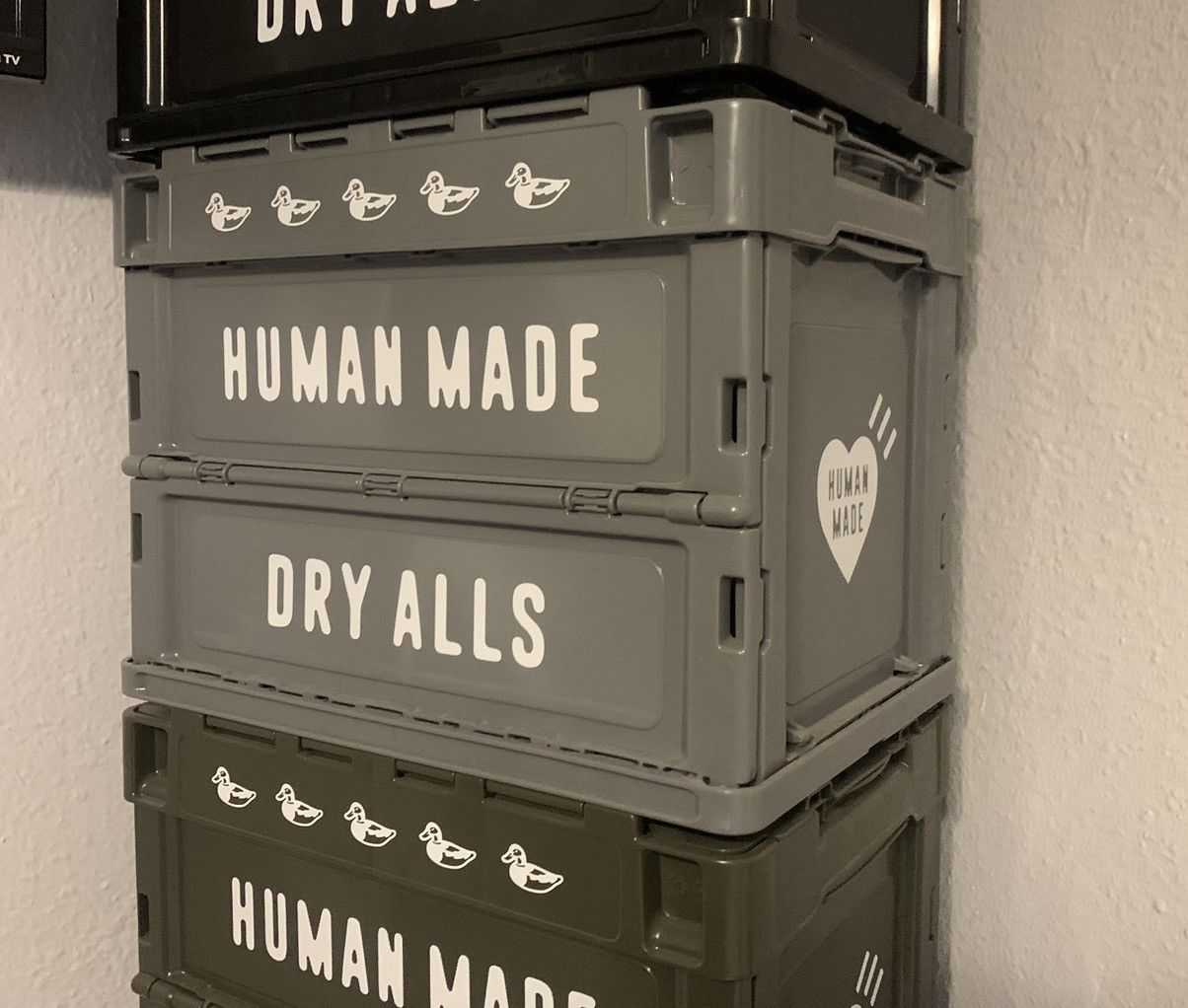 Human Made HUMAN MADE CRATE CONTAINER 20L GREY NIGO JAPAN | Grailed