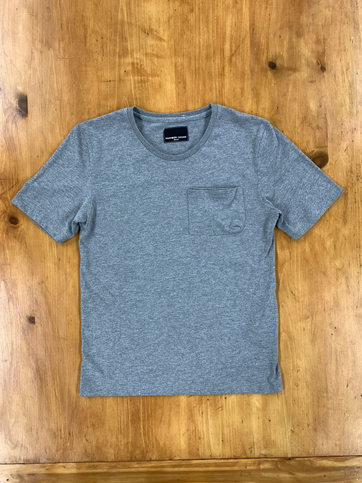 Number (N)ine Number Nine Grey Pocket Tee | Grailed