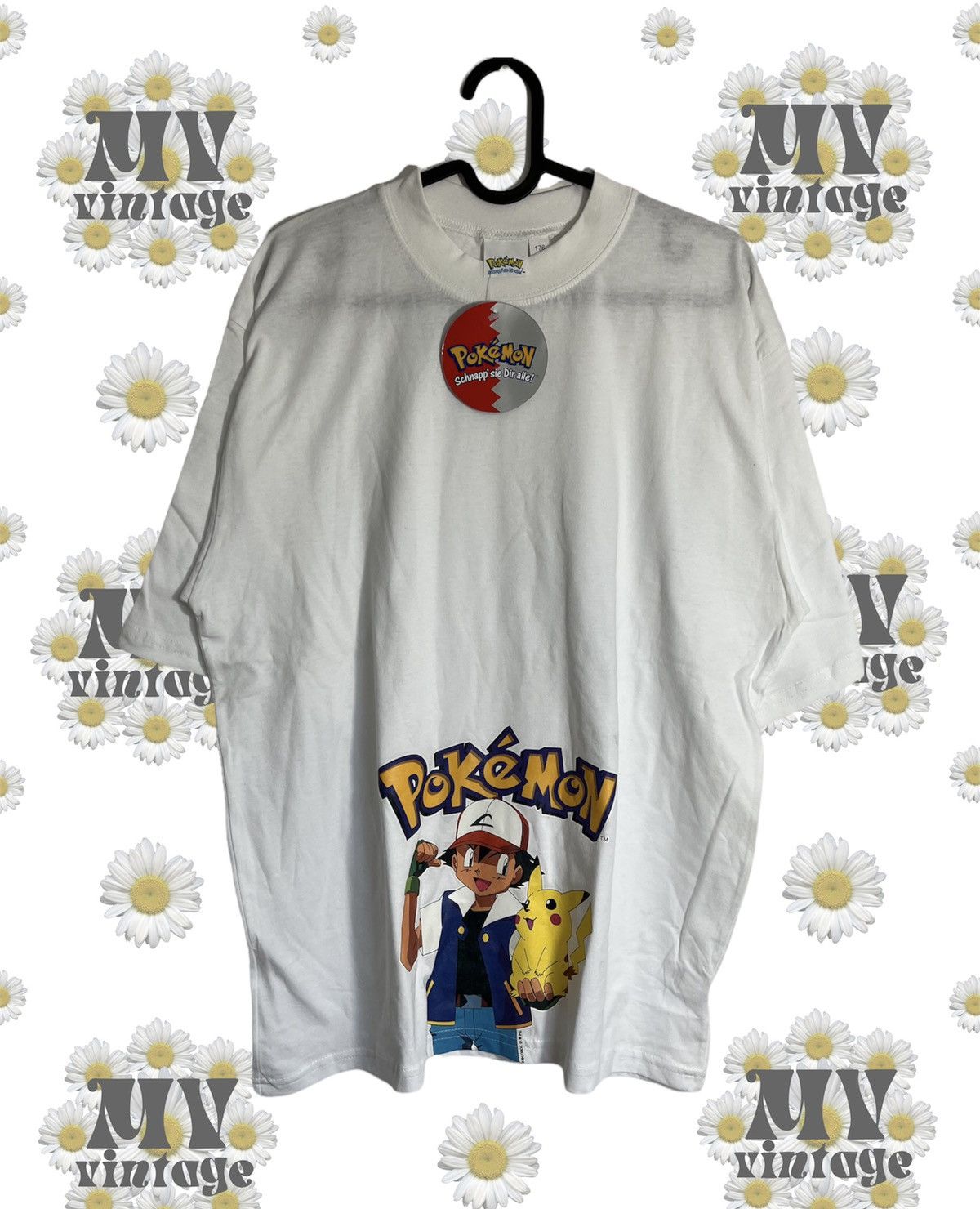 Nintendo × Pokemon × Vintage Pokemon 90s Vintage Nintendo Anime T-shirt ...