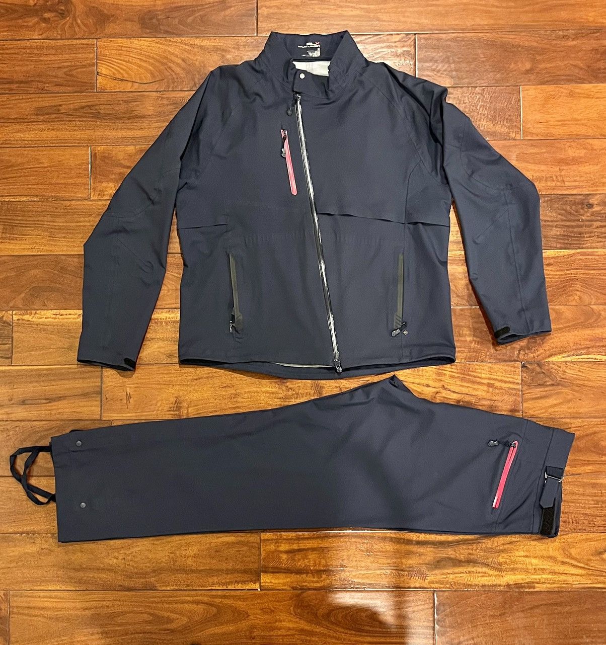 Ralph Lauren Rlx Men’s RLX Golf Waterproof Jacket And Pants Navy Blue ...