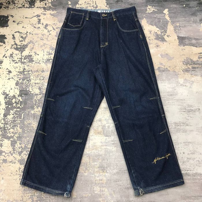 Fubu P651 PLATINUM FUBU BAGGY HIHHOP DENIM | Grailed