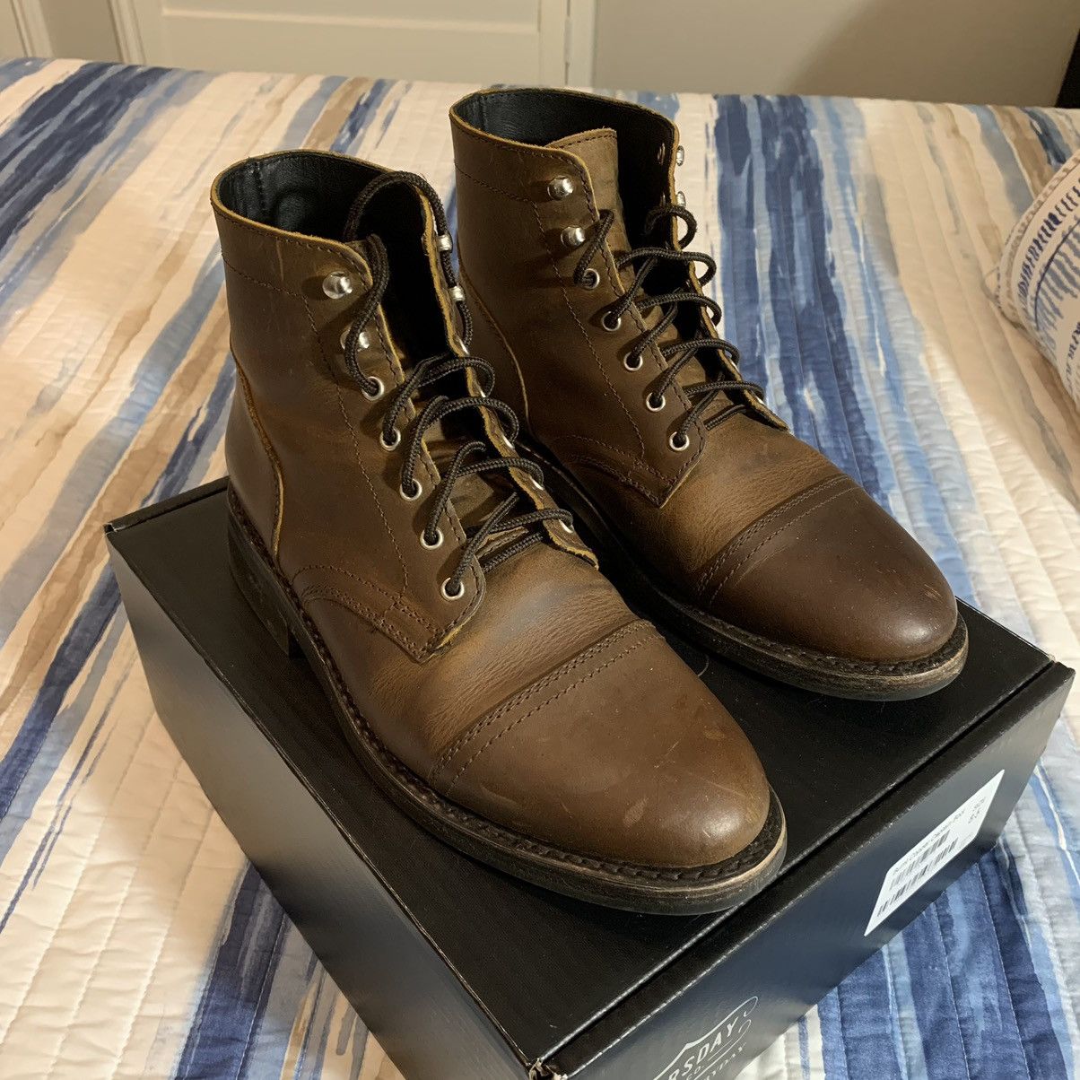 Thursday Boots Thursday Boots Co. Captain Boot in Burnt Copper brown ...