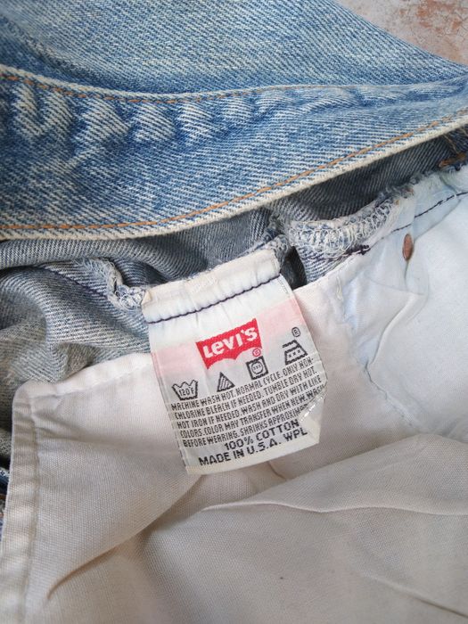 Vintage 90s Vintage Levis 501 xx Made In USA Distressed Jeans 34x30 | Grailed